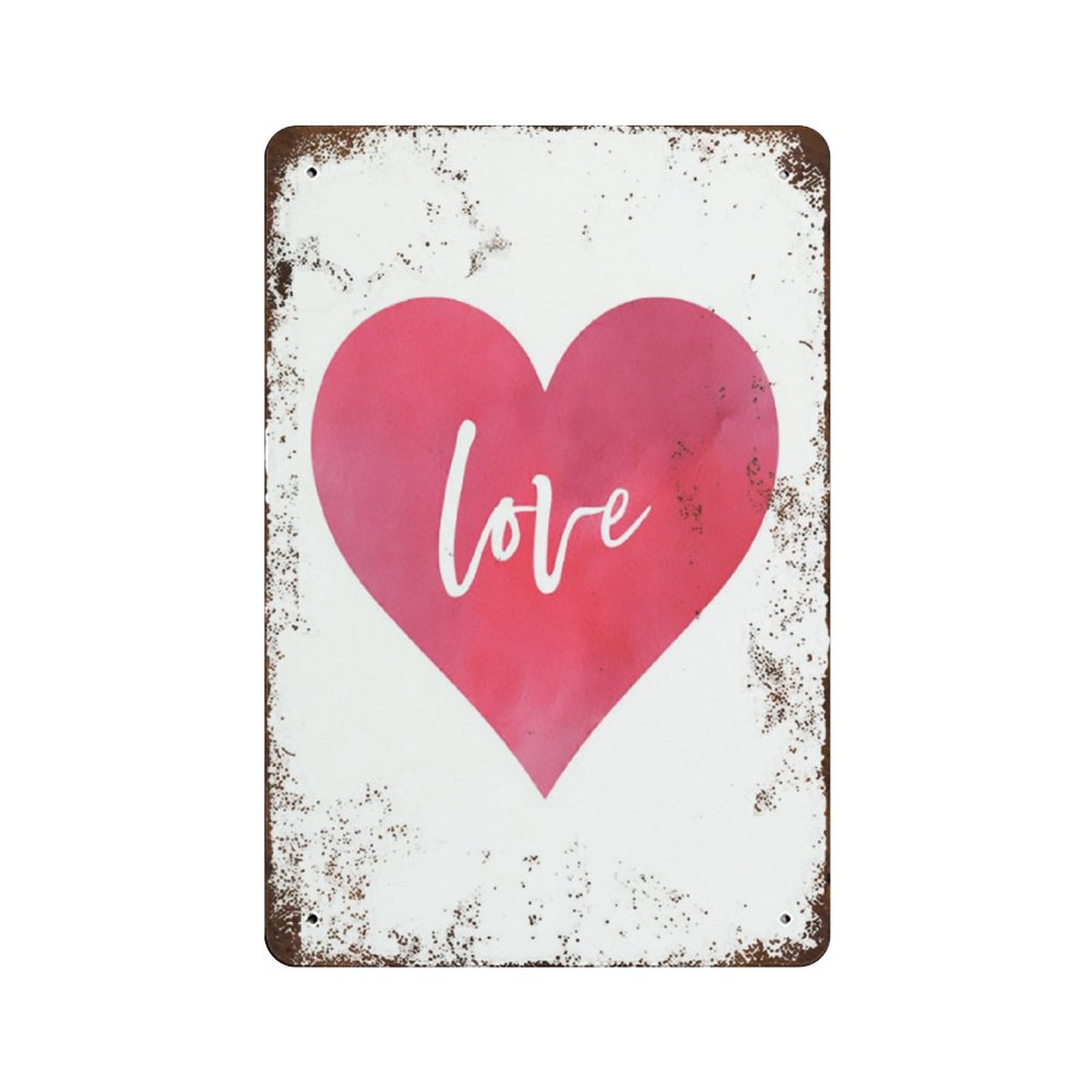 Heart Printable Wall Art, Heart tin sign, Valentines Day Printable ...