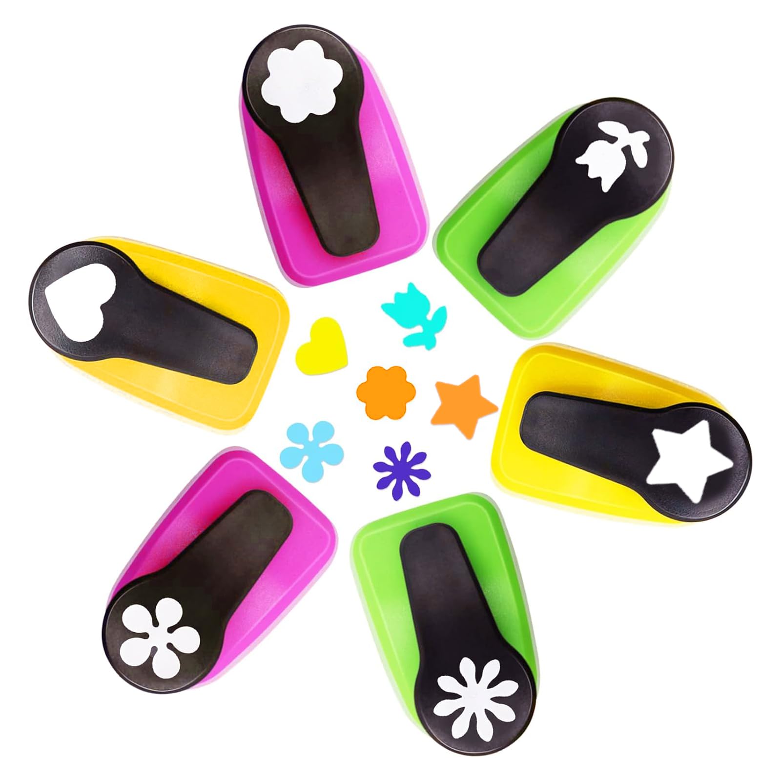 Heart Punch, Flower Hole JKF25 Punches, Flower Punch, Flowers Paper ...