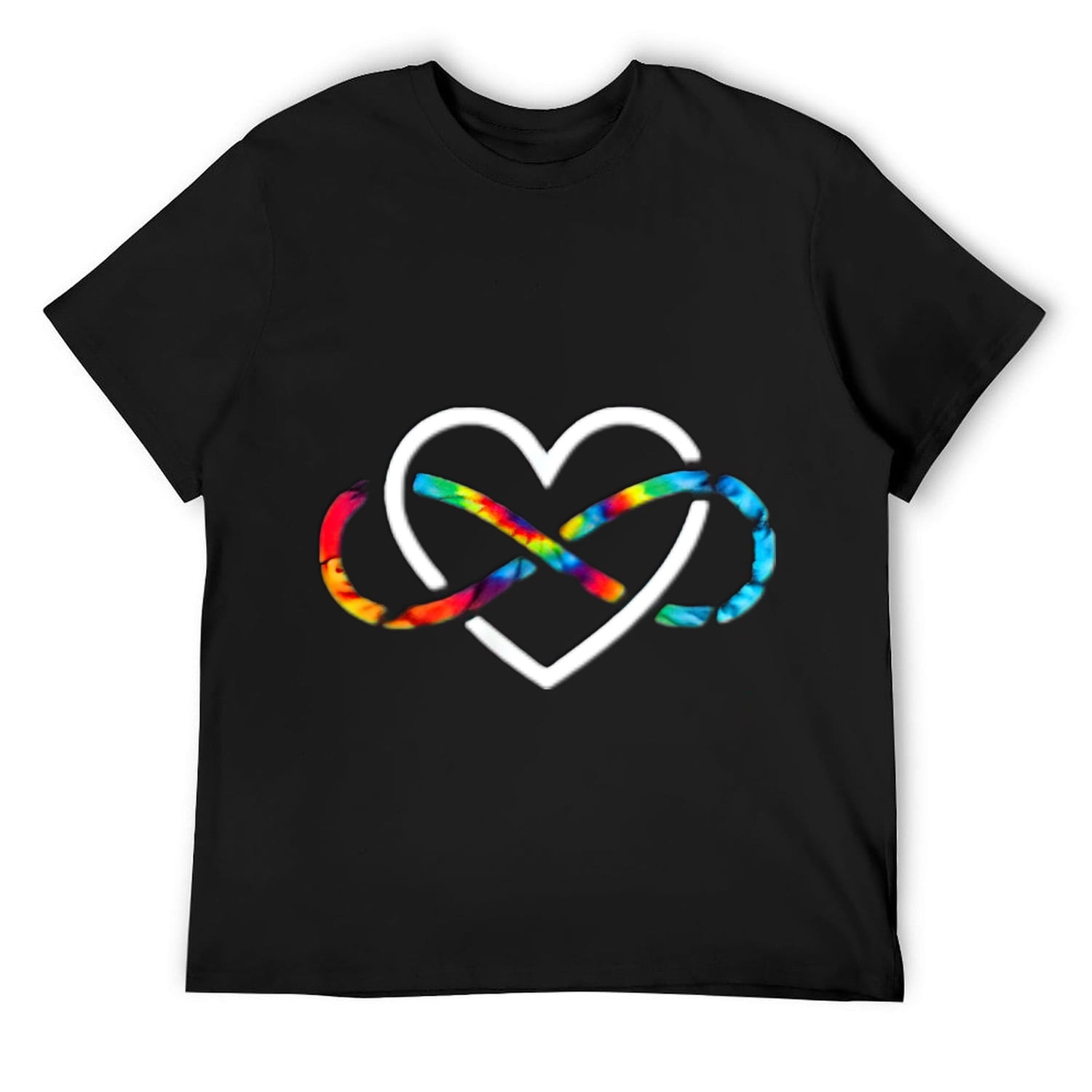 Heart Rainbow Infinity Symbol LGBTQ Gay Ally Autistic Pride T-Shirt ...