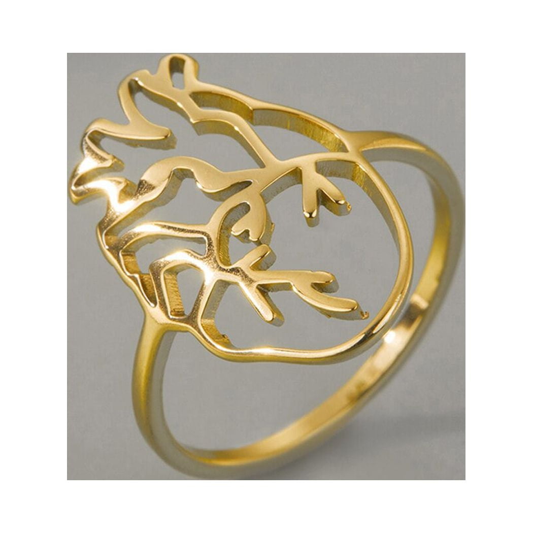 Heart Ring Anatomy Stainless Steel Jewelry Medical Ring - Walmart.com