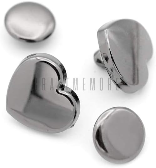 Heart Rivet 12mm Rapid Rivet Studs Metal Heart Shape Decorative Leather ...