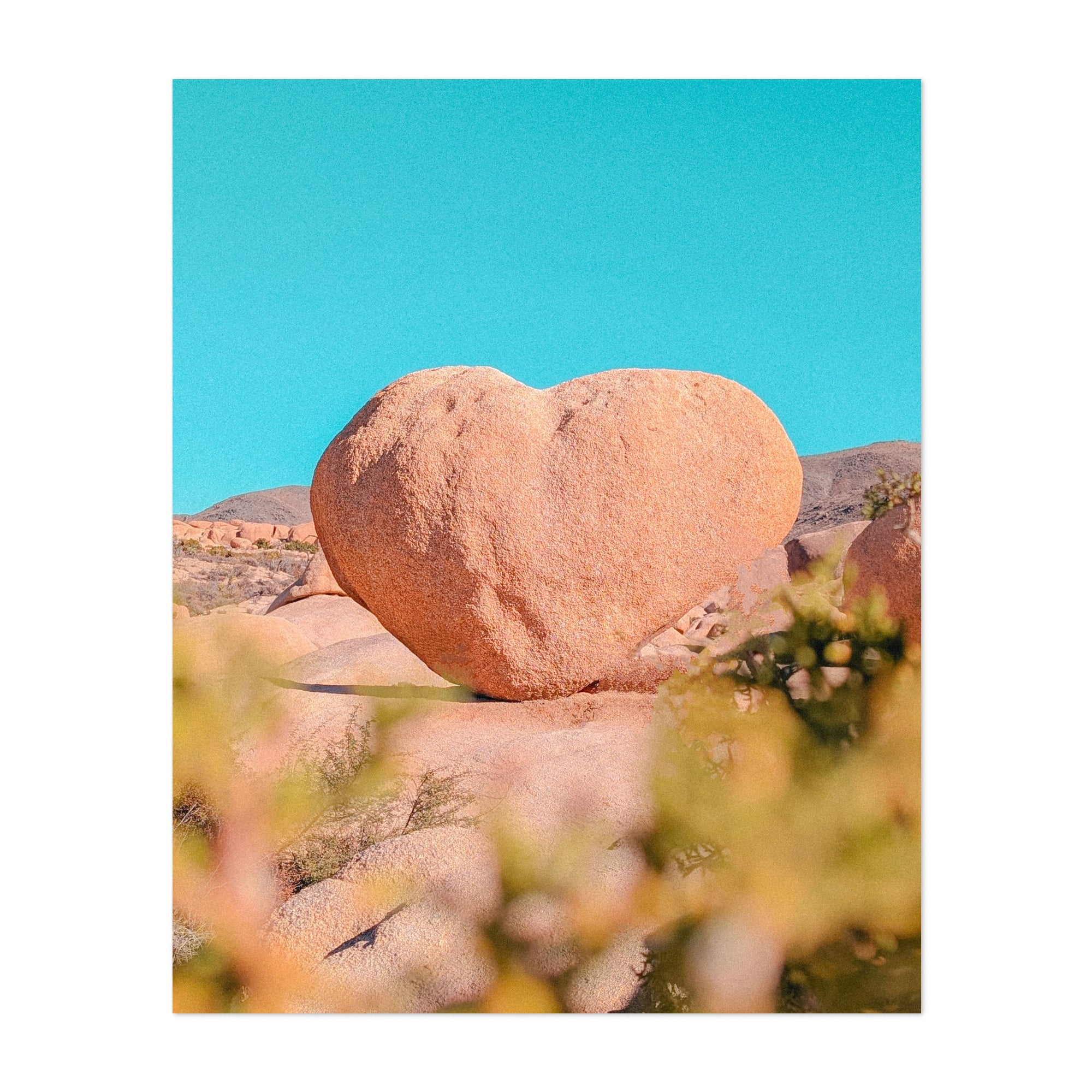 Heart Rock - Joshua Tree California Photography Desert Nature ...