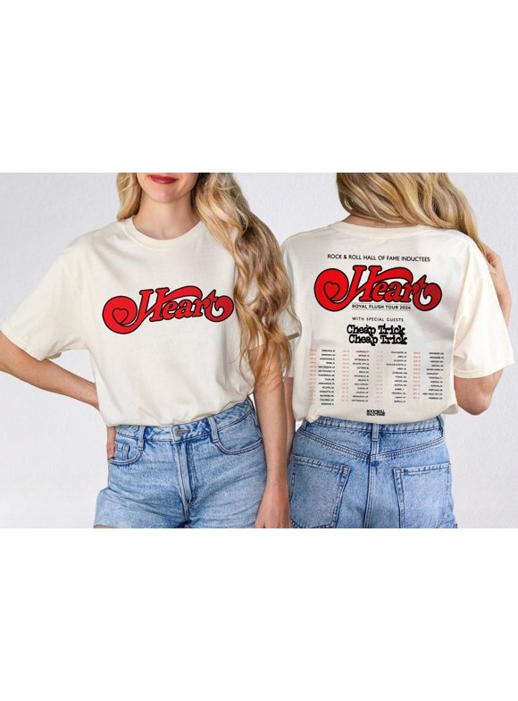 Heart Rock Band Shirt