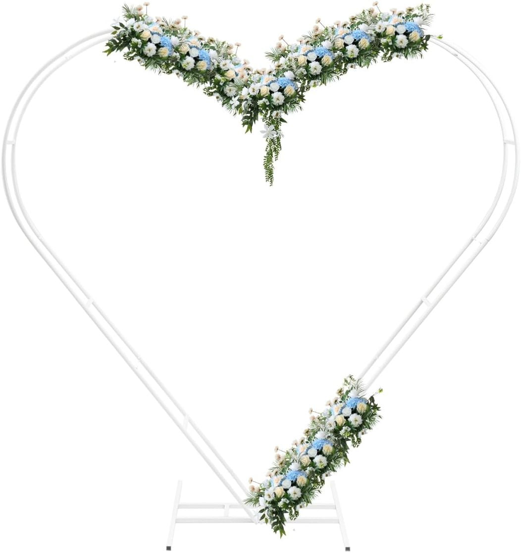 Heart Shape Balloon Arch Frame, Dual Tube Metal Heart Wedding Bracket ...