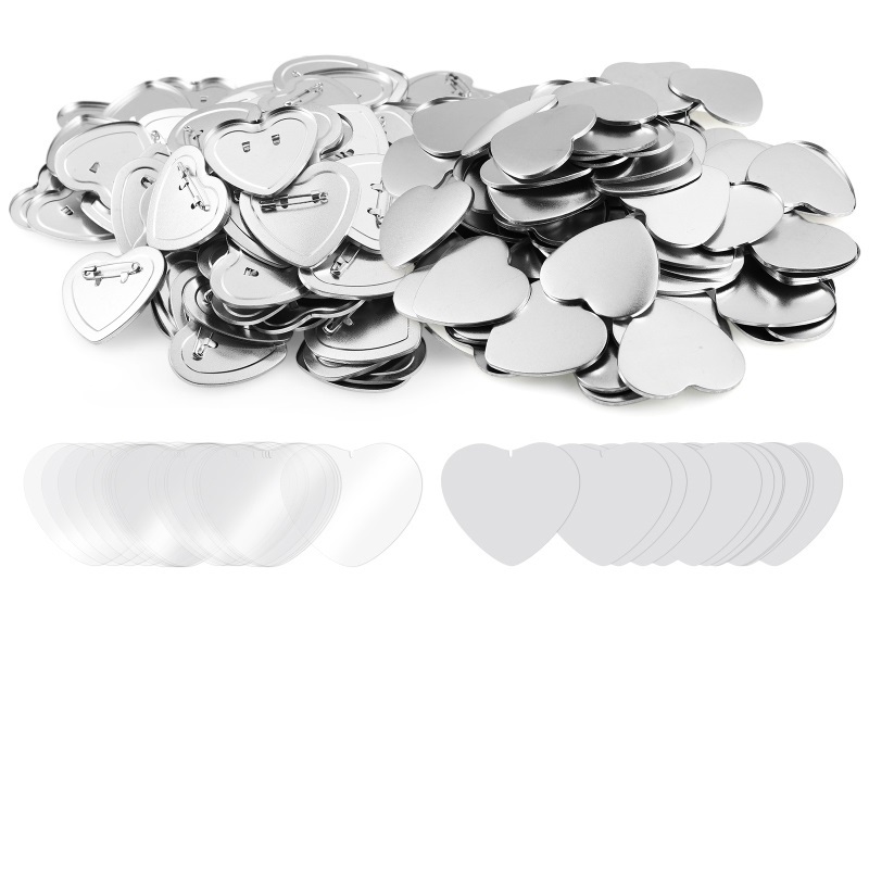 Heart Shape Button Maker Machine Mold for Pin Badge Press Maker Slide ...