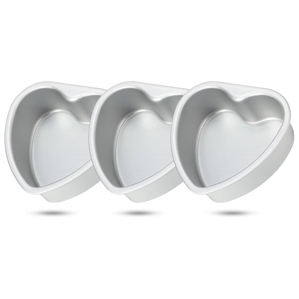 Versatile Baking Heart Shape Cake Pan, Anodized Aluminum Non-Stick 6 ...