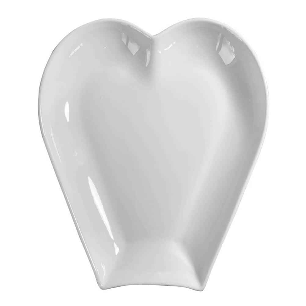 Heart Shape Ceramic Dish Ceramic Snack Dish Fruit Dish Food Plate ...