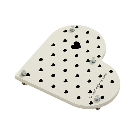 Heart Shape Diatomite Bathroom Organizers Absorbent Tray for Toothbrush ...