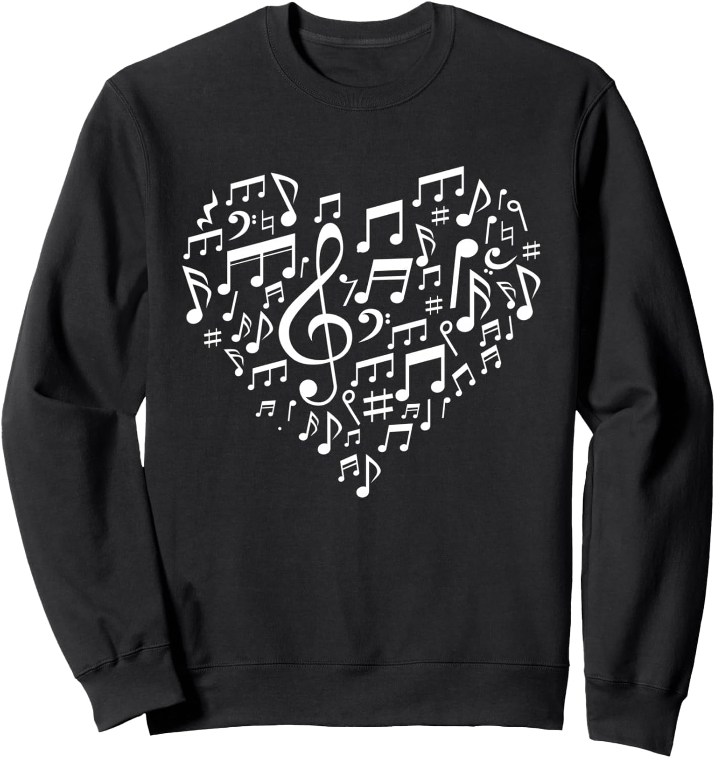 Heart Shape Musical Notes Music lovers Gift Valentines Day Men Women ...