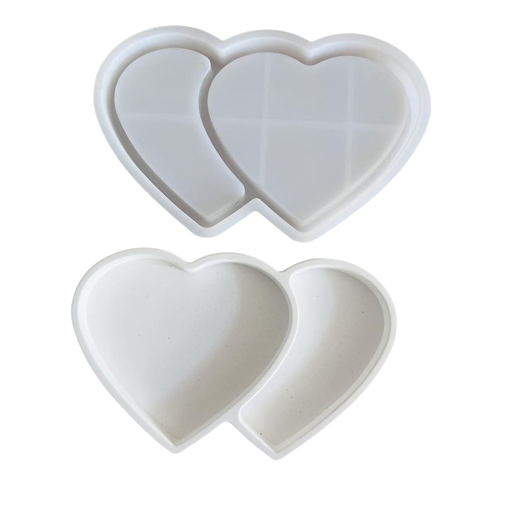Heart Shape Silicone Mold for Creative and Resin Casting Crafts ...