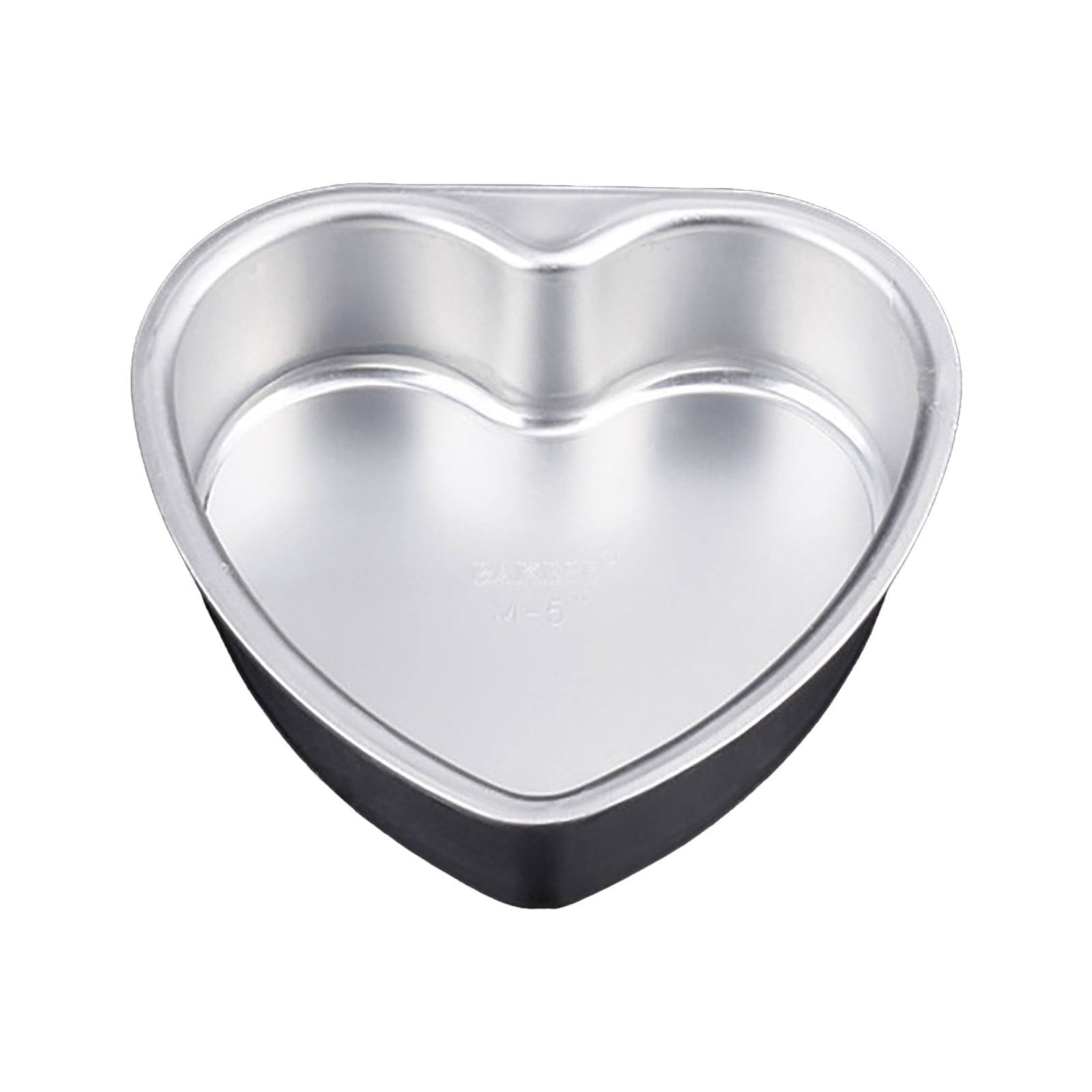 Heart Shaped Cake Pan - 6x6 Inch Aluminum Cake Tin for Weddings ...