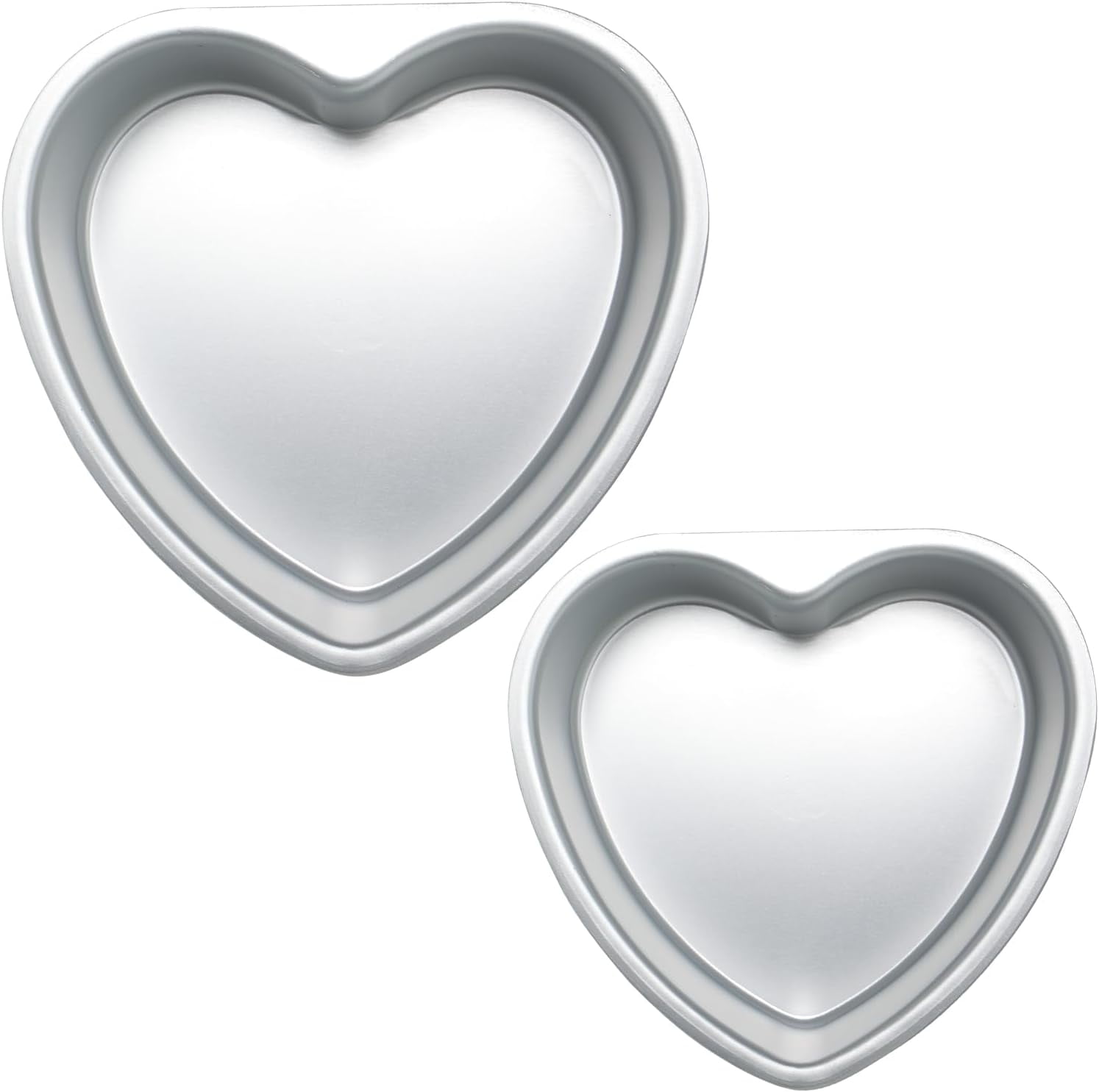 Heart Shaped Cake Pan 8 Inch Aluminum Cake Pans Heart Cake Tin Baking ...