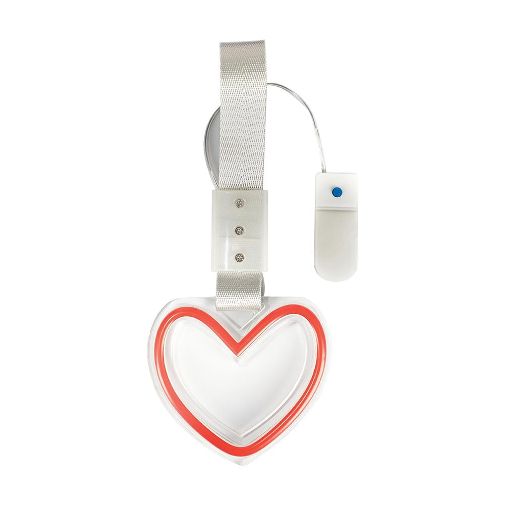 Heart Shaped Car Handle Straps Drift Charm Rear Bumper Warning Decor ...