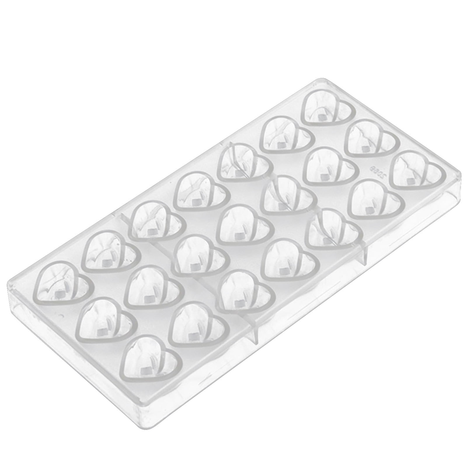 Heart-Shaped Chocolate Mold - PC Material, Non-Stick, Easy Clean - for ...