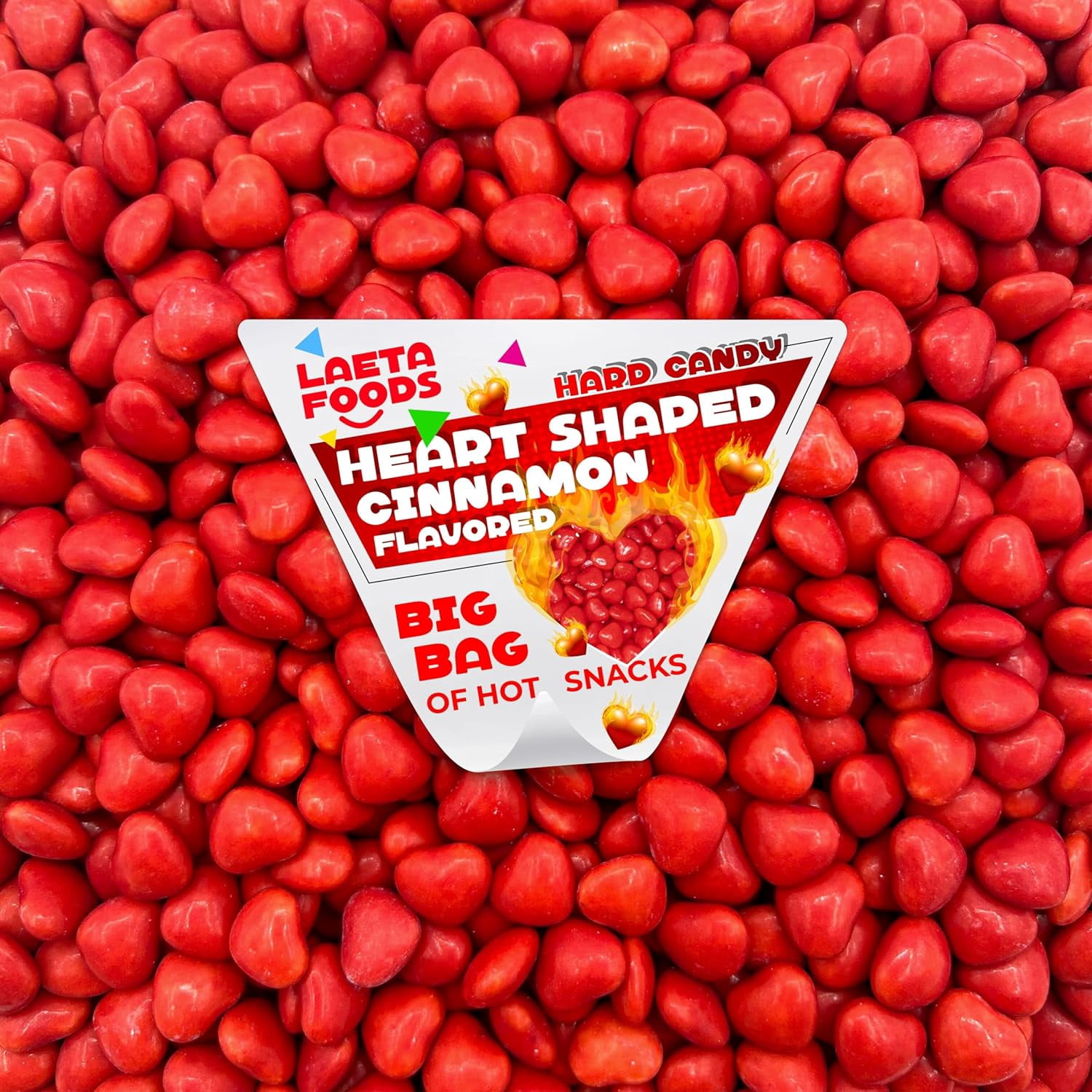 Heart Shaped Cinnamon Hard Candy (2.2 Pound Bag) - Walmart.com