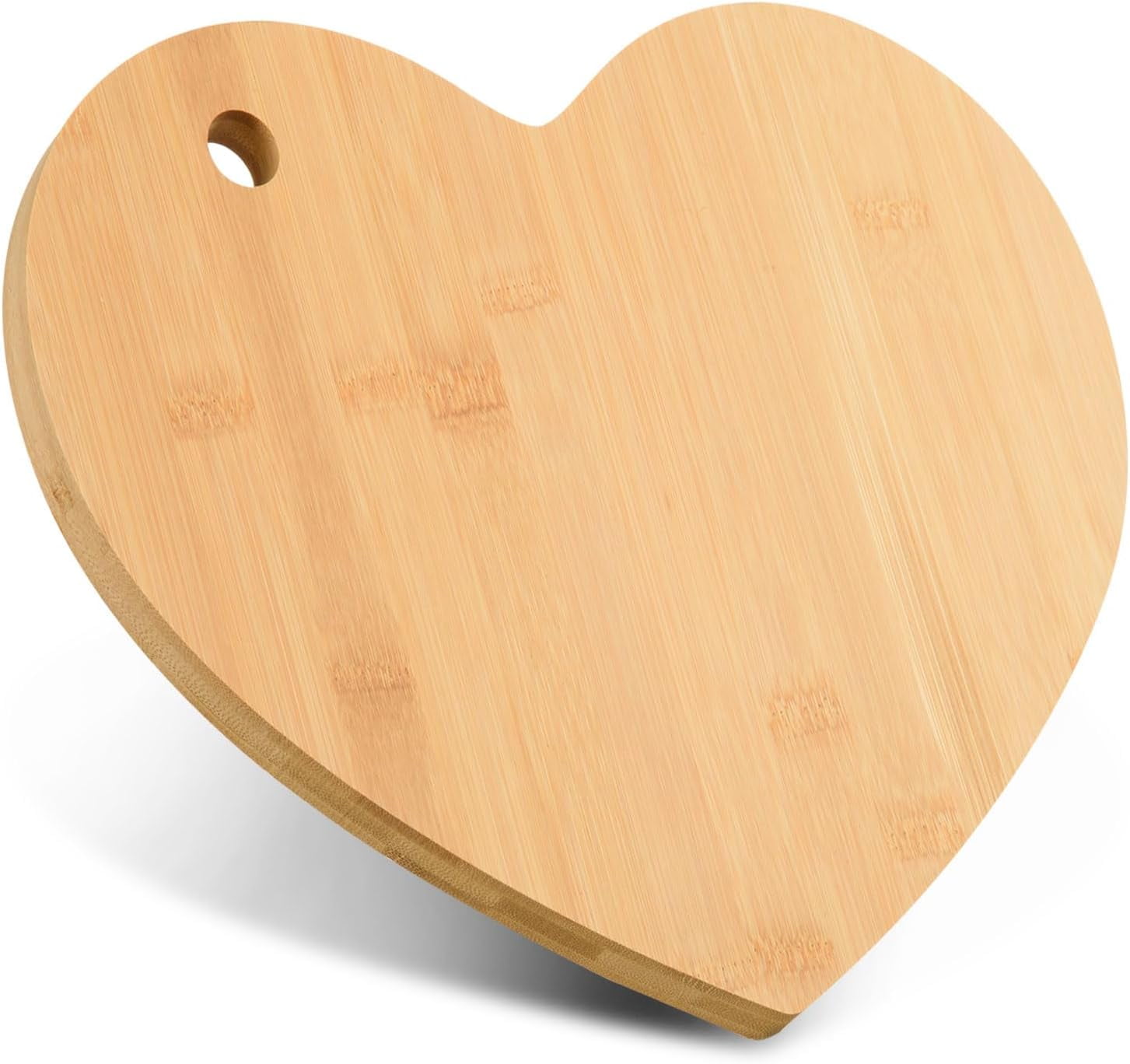 Heart Shaped Cutting Board Valentine's Day Charcuterie Board with Hole ...