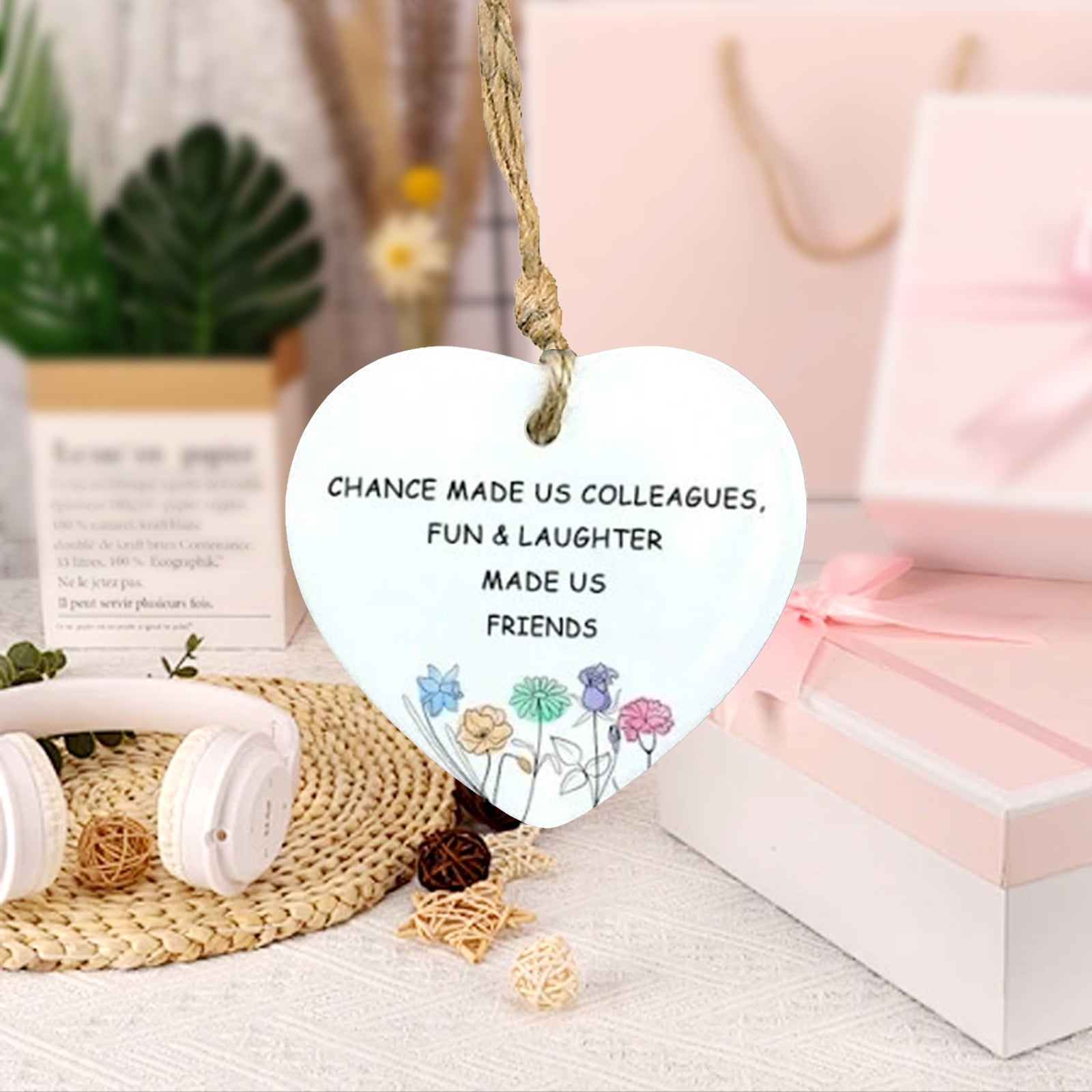 Heart Shaped Gift Acrylic Pendant Conveying Warm Affection - Never ...