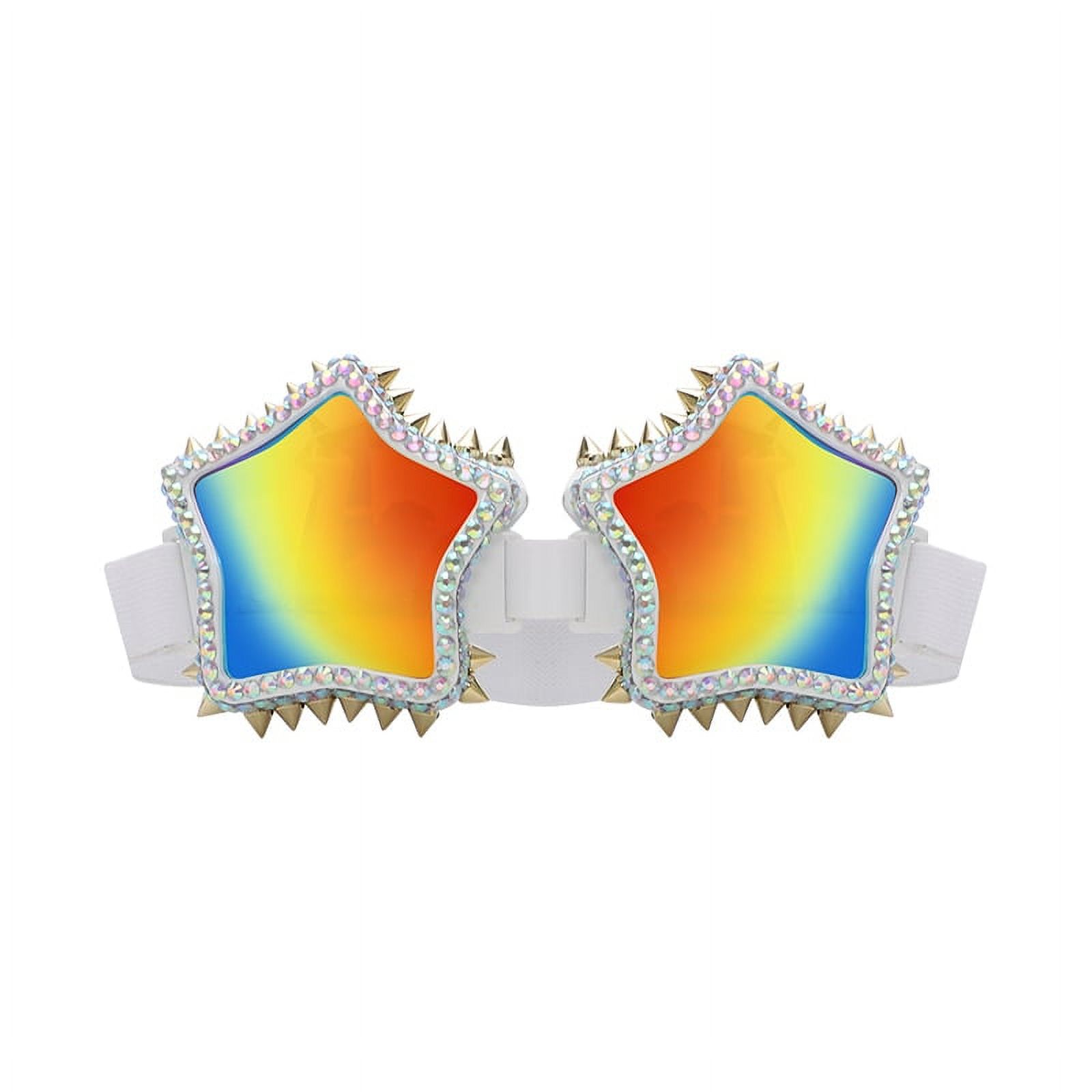 Heart Shaped Goggle Sunglasses One Piece Women Sunglasses Oversized ...