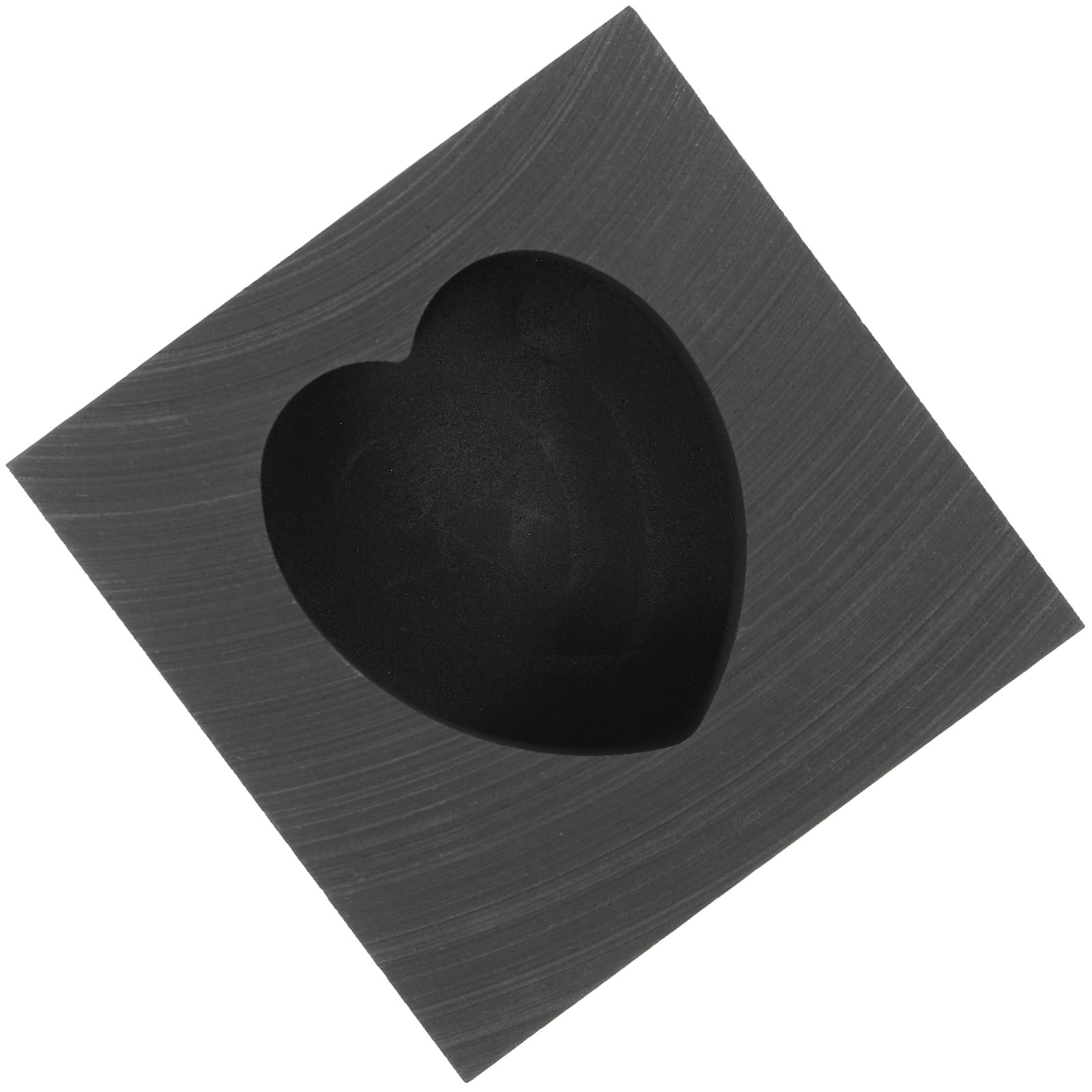 Heart Shaped Graphite Mold Jewelry Melting Model Ingot Casting Tool ...