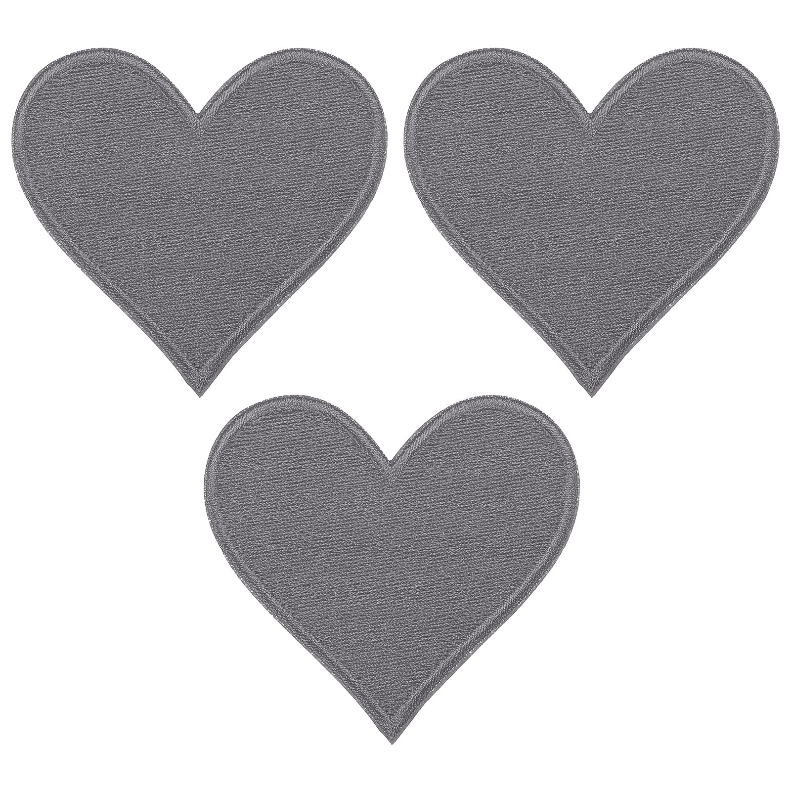 Heart Shaped Iron-on Patches, Sew Embroidered Patches Appliques ...