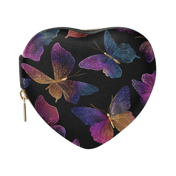 Heart-Shaped Jewelry Travel Box Portable Display Storage Organizer ...