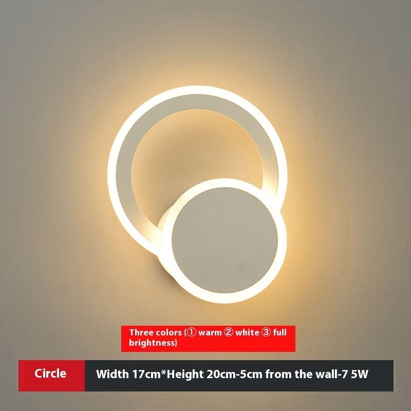 Heart Shaped LED Wall Lamp Creative Light for Bedroom Living Room ...