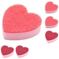 Heart Shaped Non-Scratch Scrub Sponge, Dual-Sided Cleaning Kitchen ...