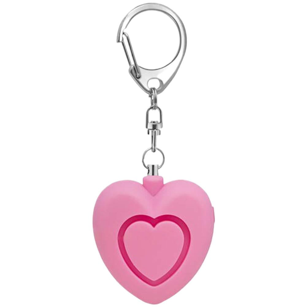 Heart-Shaped Personal Alarm Keychain – Compact High-Decibel Alarm with ...
