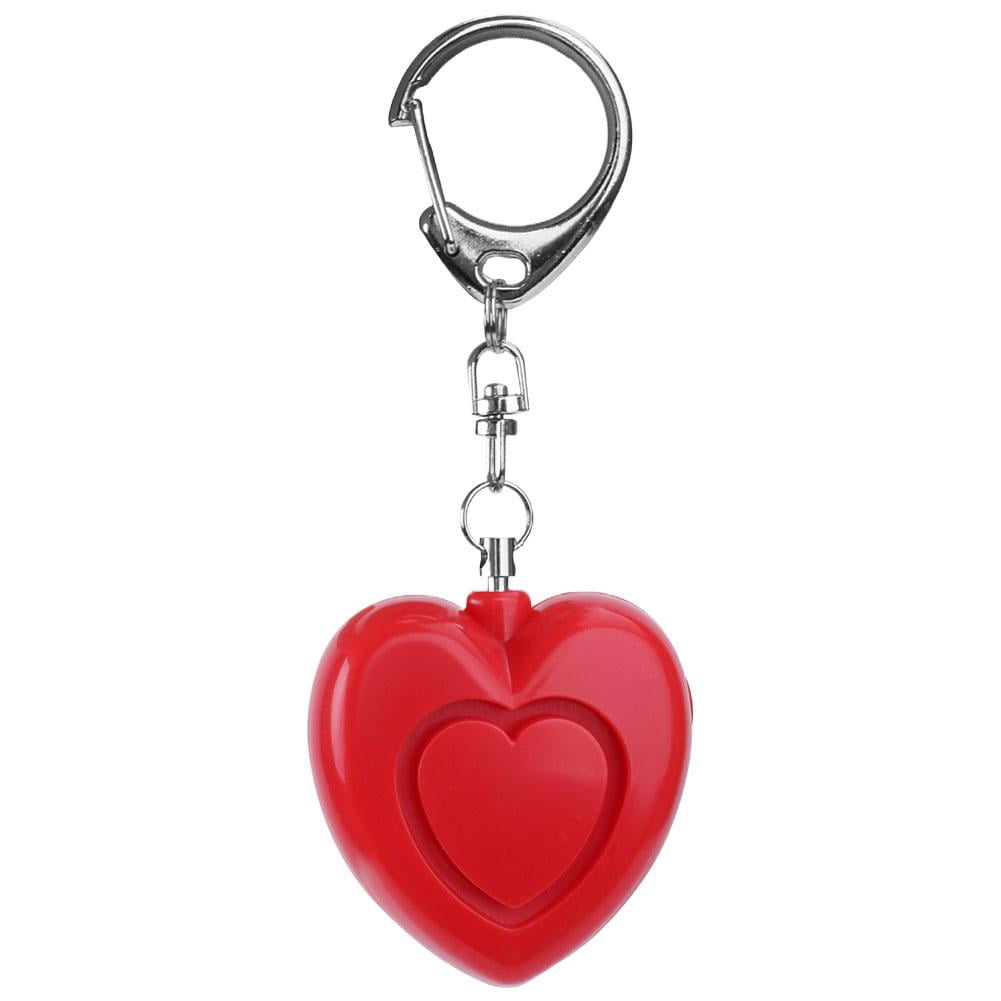 Heart-Shaped Personal Alarm Keychain – Compact High-Decibel Alarm with ...