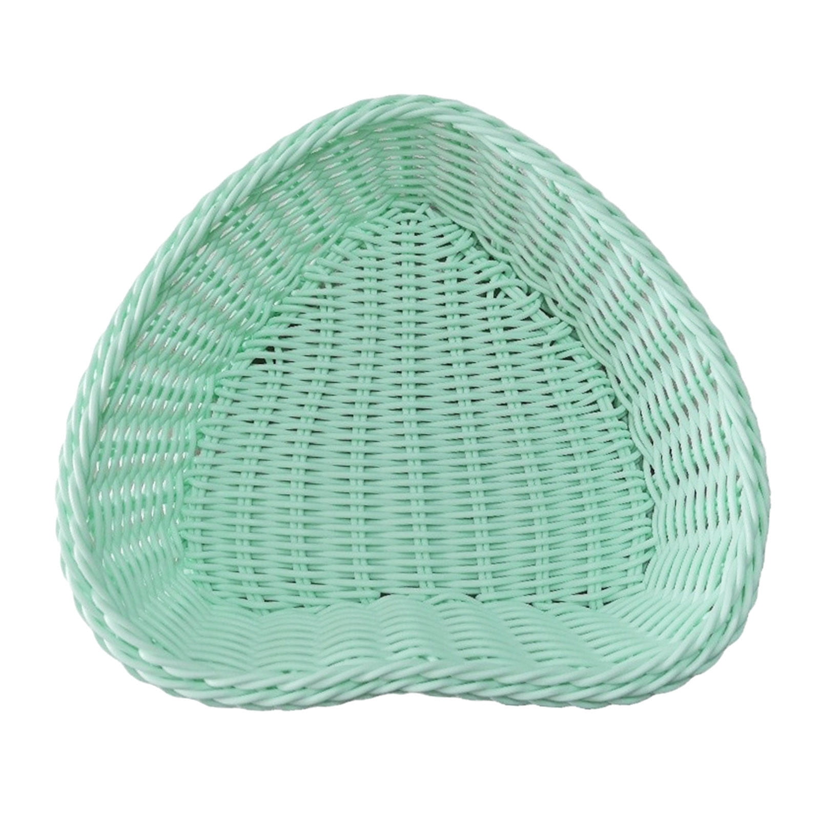 Heart Shaped Rattan Basket Vegetable Fruit Bread Baskets Heart Shaped ...