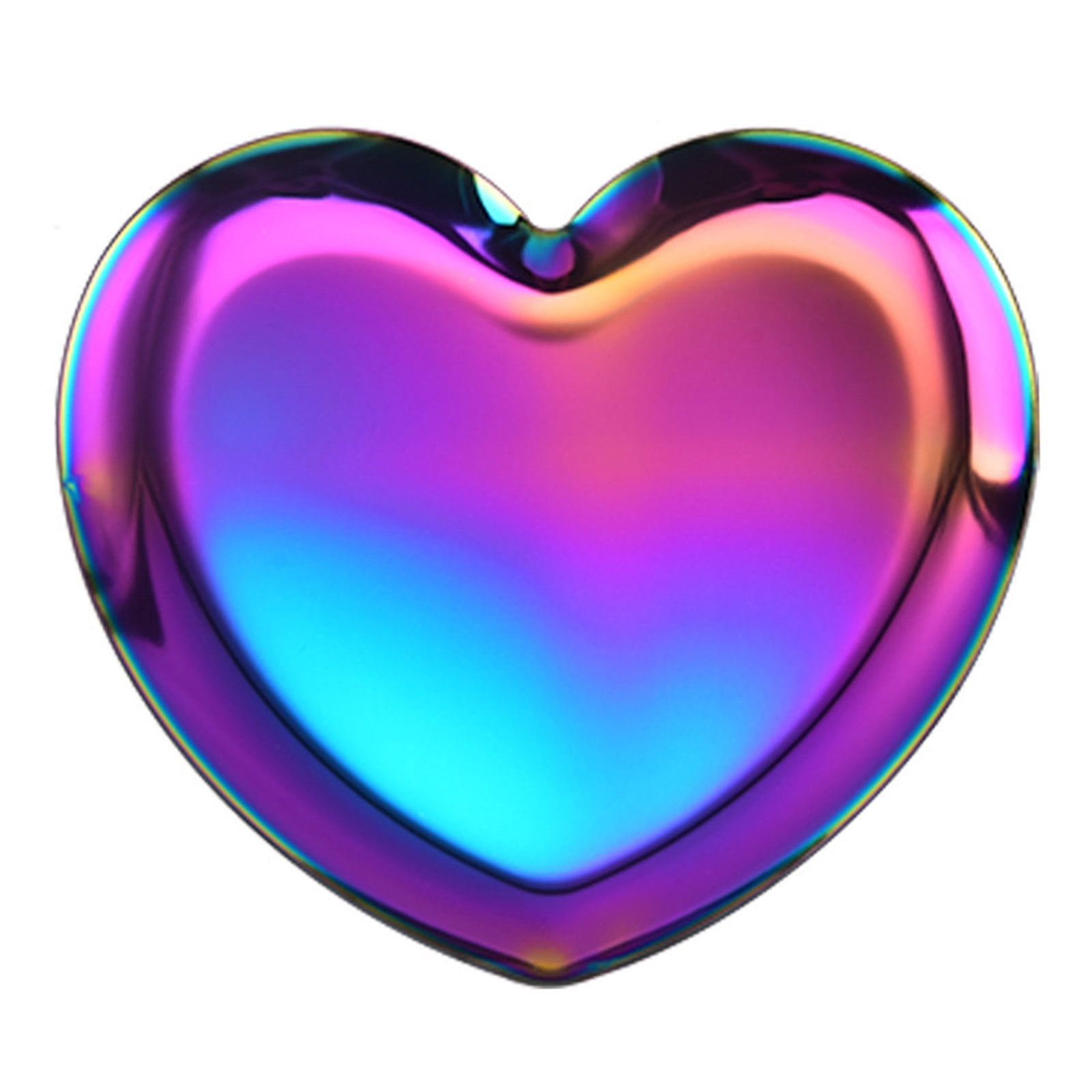 Heart Shaped Rings Jewelry Plate Decorative Tray Stainless Steel Rings ...