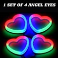 Heart-Shaped SRGB LED Angel Eyes Dynamic DRL Headlight Turn Signal ...