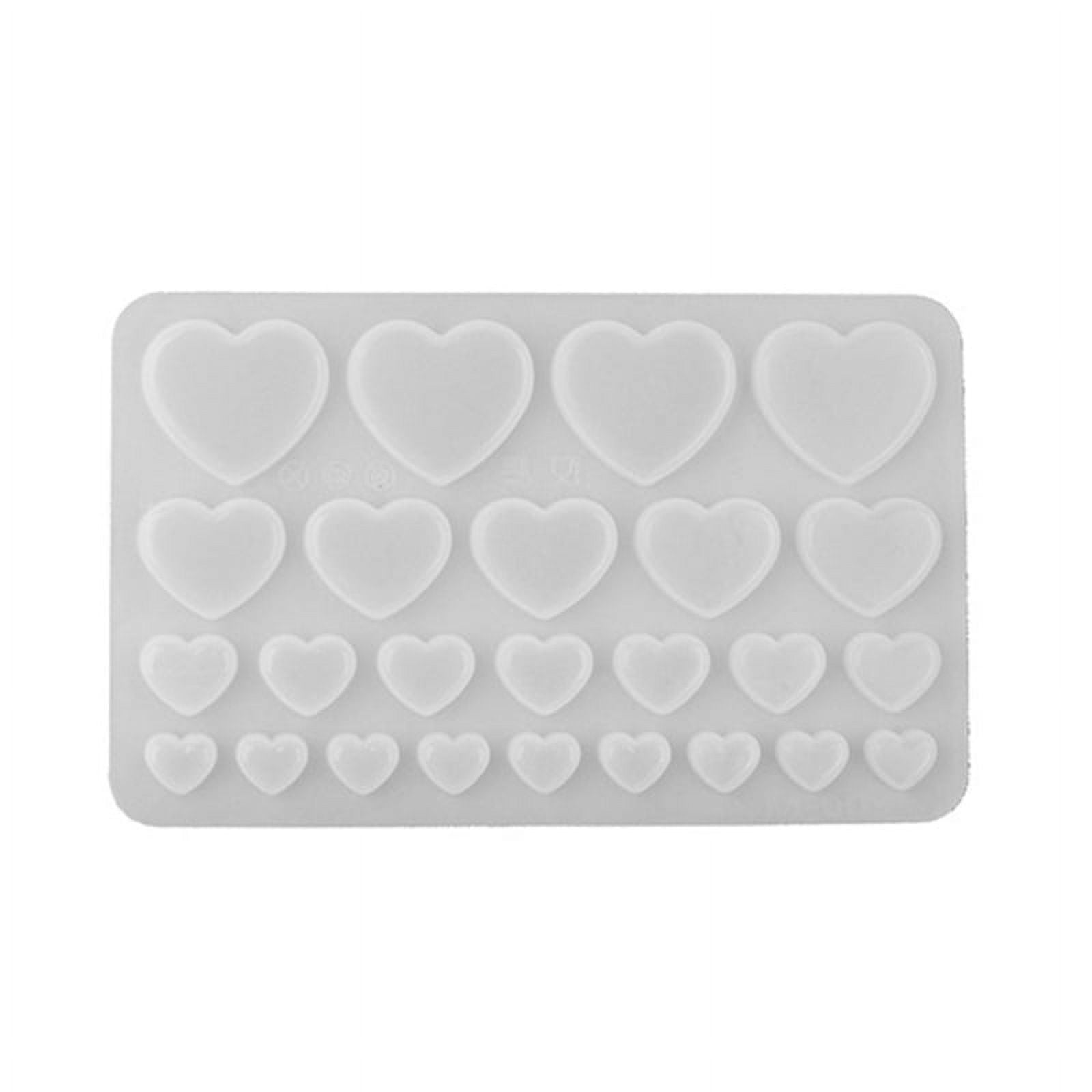 Heart Shaped Silicone Mold Decorative Pendant Mold Hand-made Epoxy ...