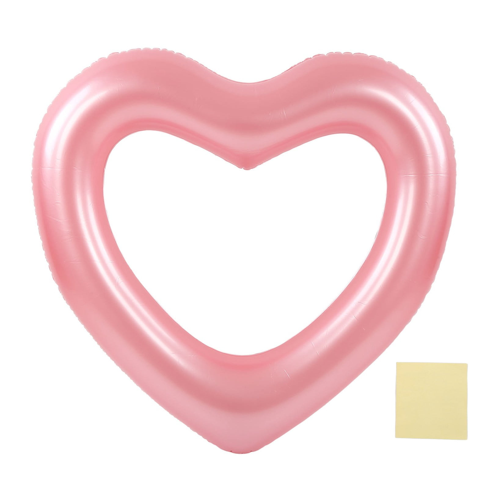 Heart Shaped Swimming Circle 120cm Thick Tear Resistant PVC Material ...