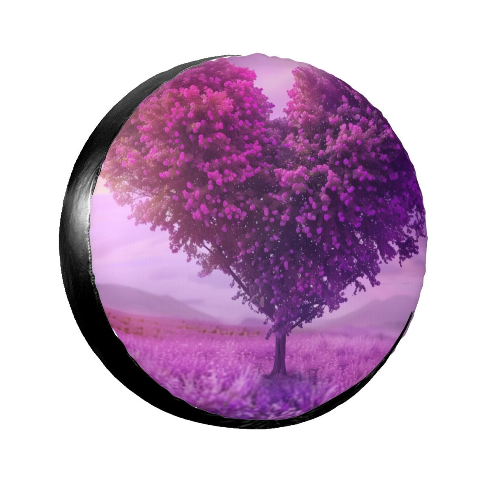 Heart-Shaped Tree in Field tire cover wheel protector, weather ...