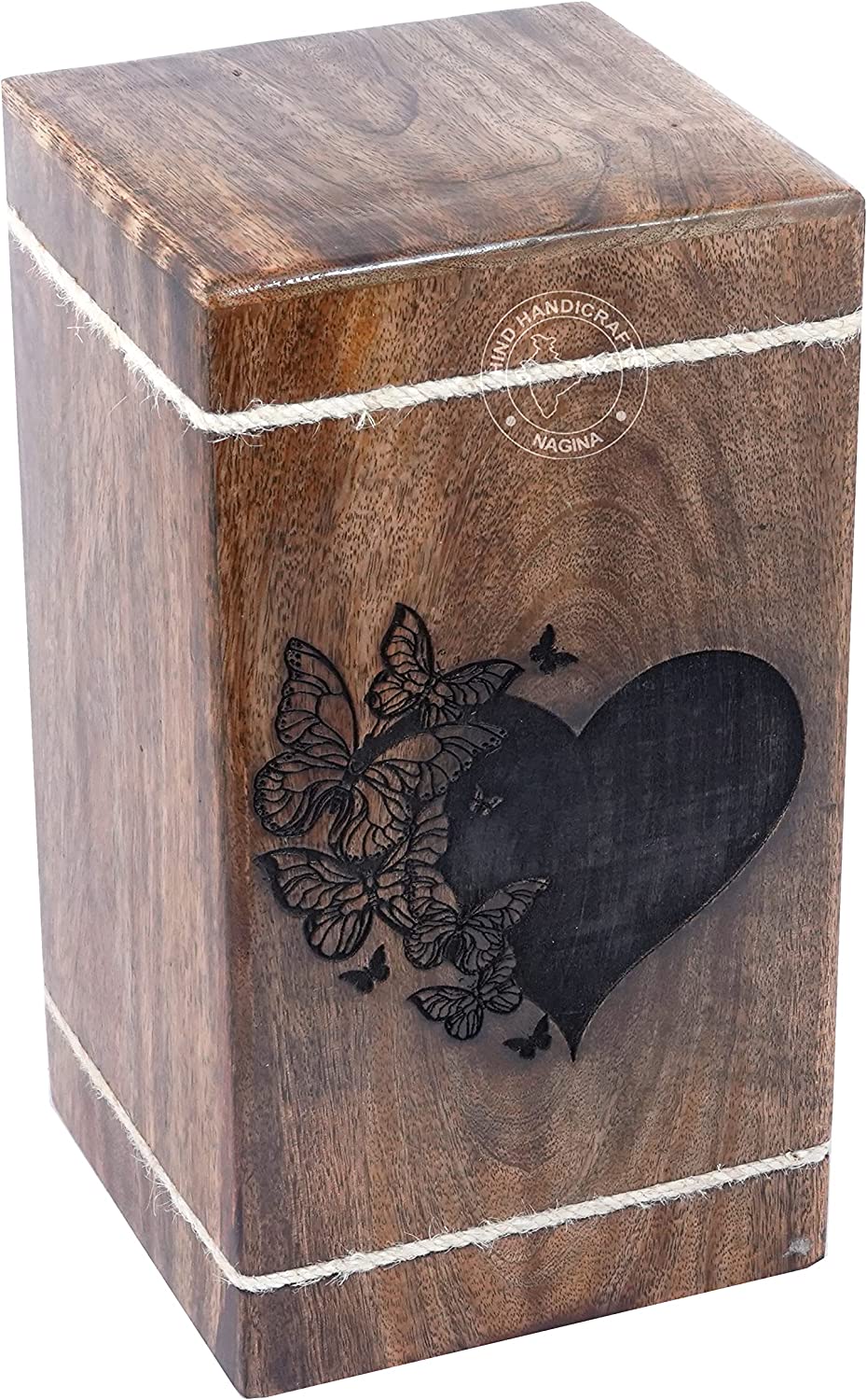 Heart Shaped Tree of Life Wooden Urns for Human Ashes Adult Large ...