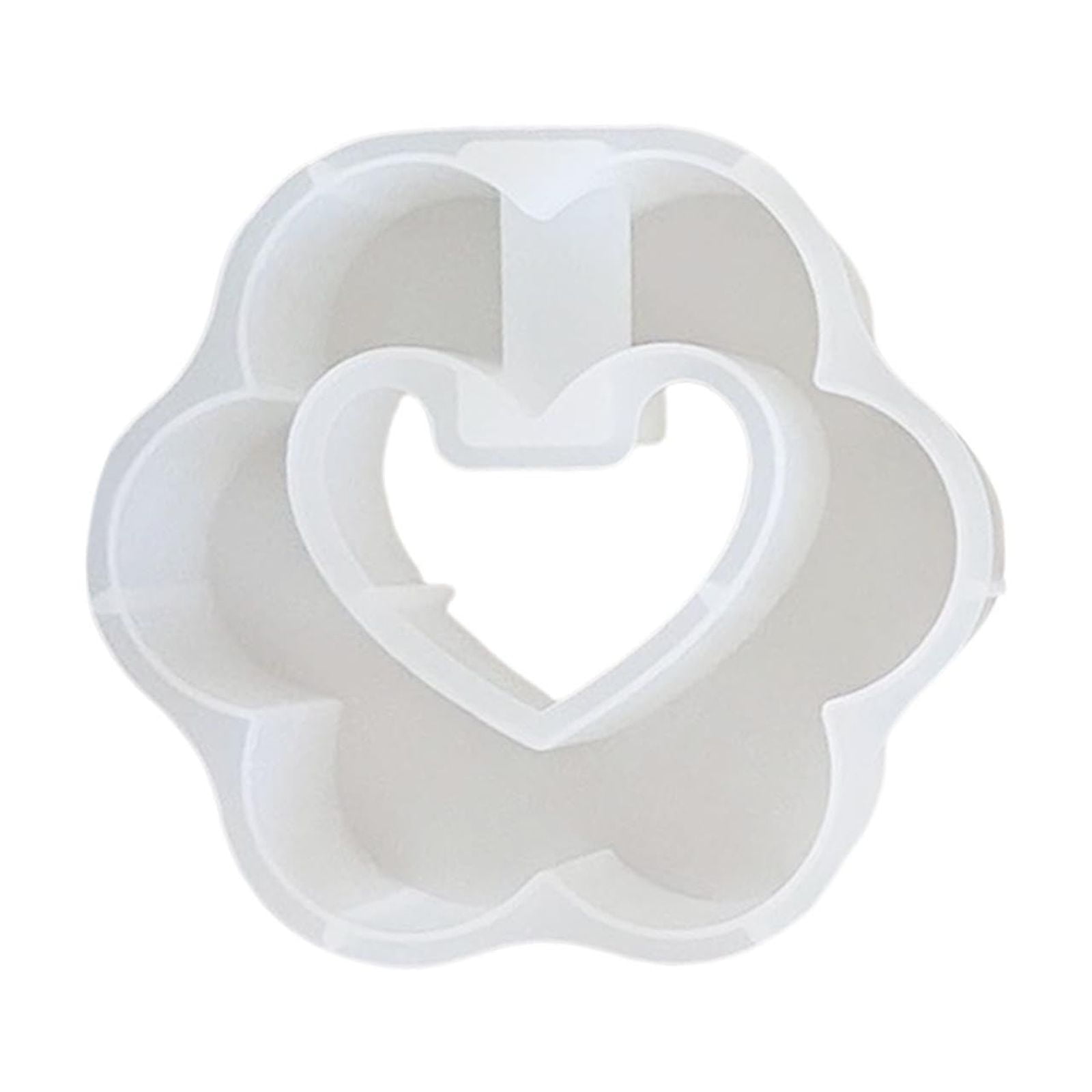 Heart-Shaped Vase Test Tube Resin Casting Mold, Reusable Concrete Mold ...