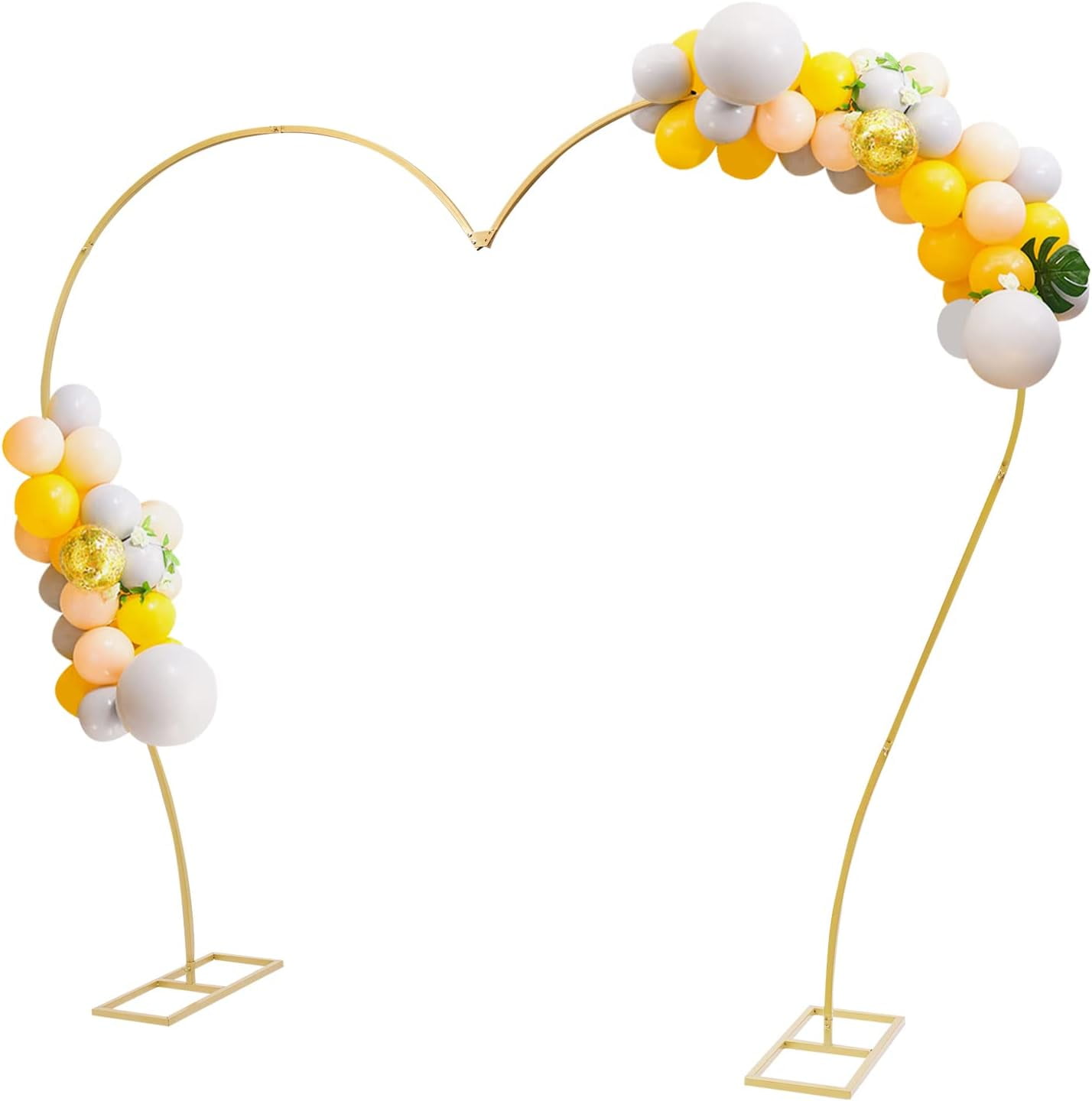 Heart-Shaped Wedding Arches for Ceremony Metal Balloon Arch Stand for ...