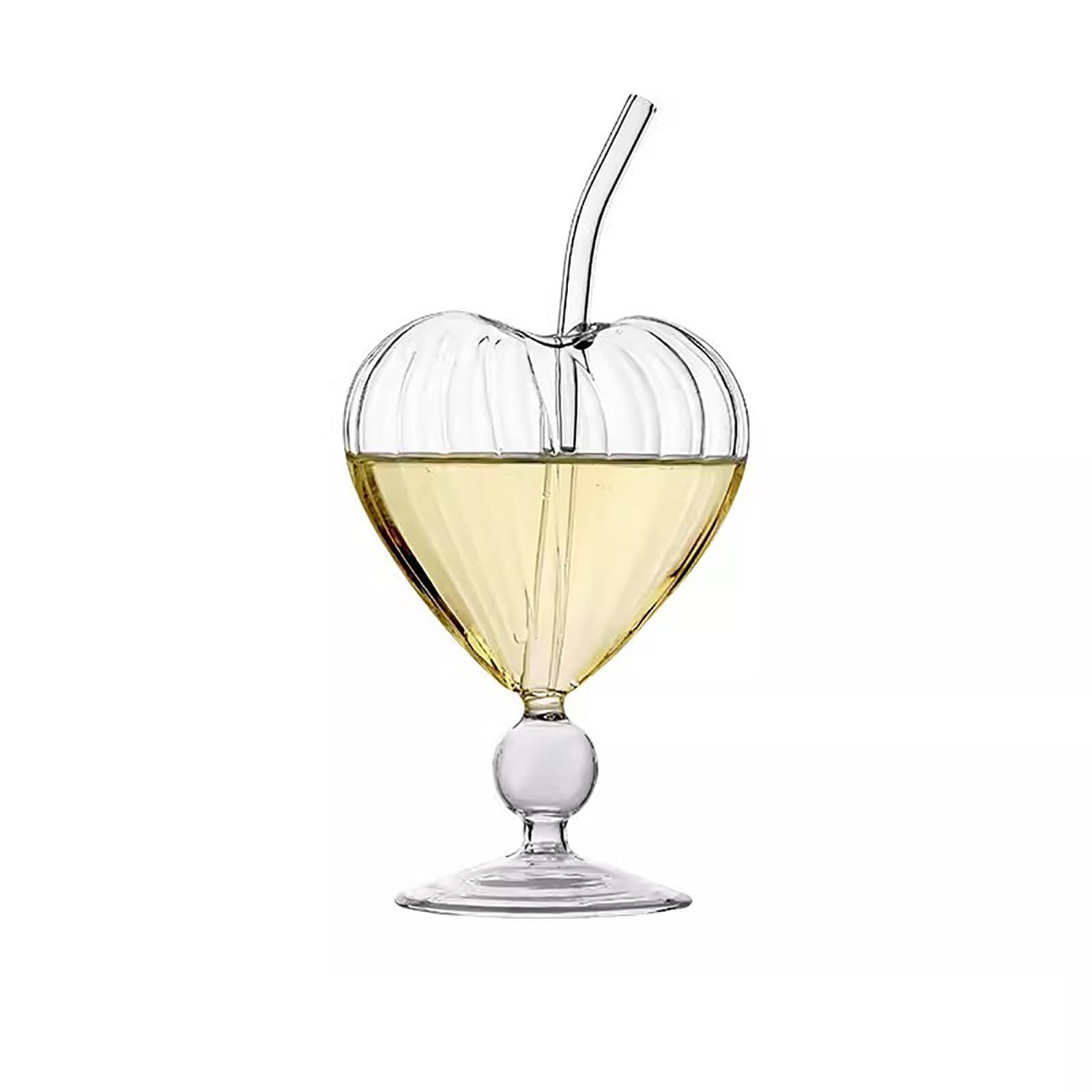 Heart-Shaped Wine Glass Unique Design Perfect for Bars and Home Use ...