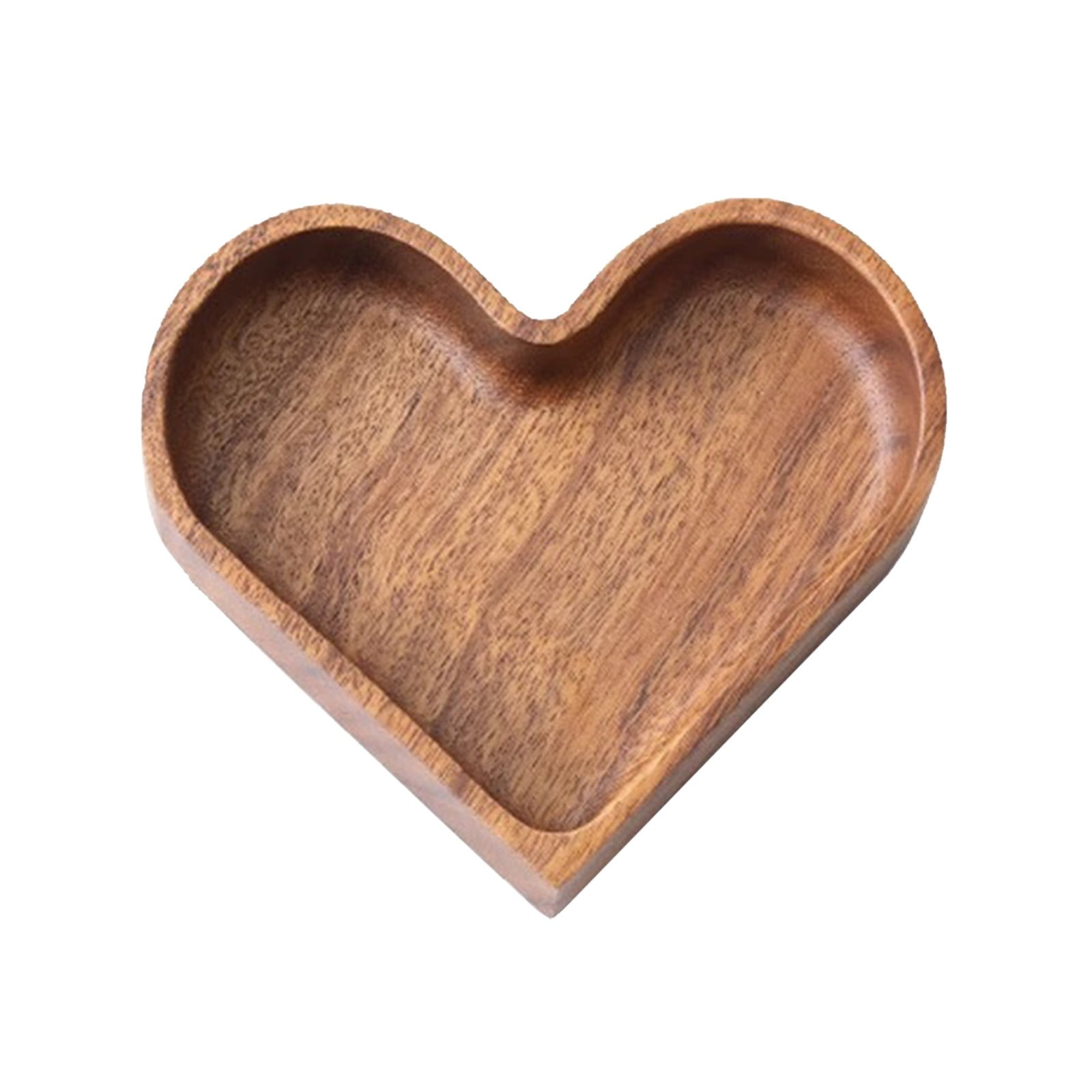 Heart Shaped Wood Tray Charcuterie Board Serving Platter for Snacks ...