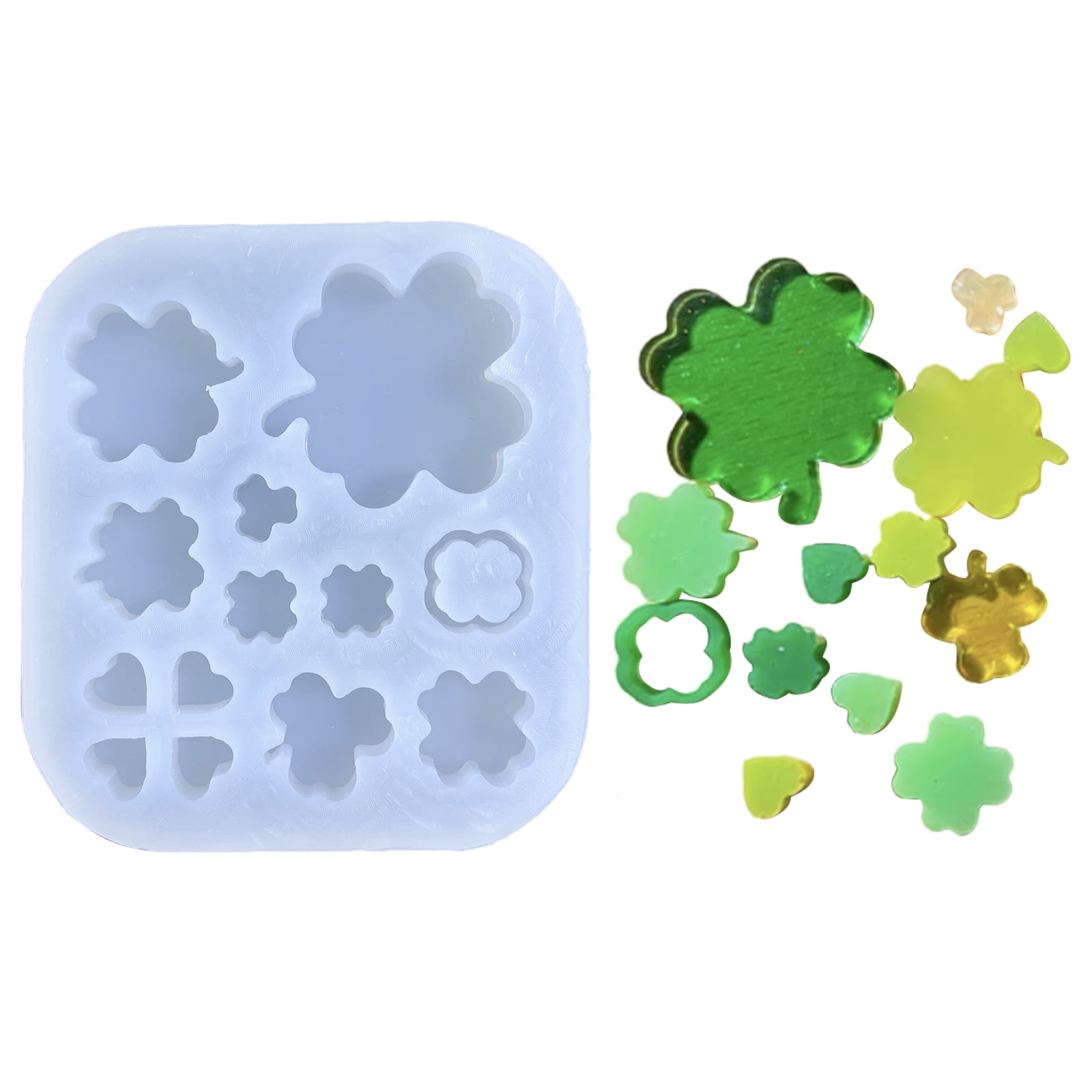 Heart Silicone Mold Hollow Epoxy Shaker Fillings Silicone Molds Epoxy ...