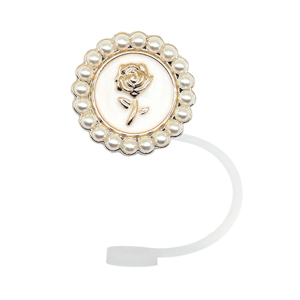 Heart Straw Covers for #stanley# Cup,Silicone Straw Toppers,Rose Flower ...