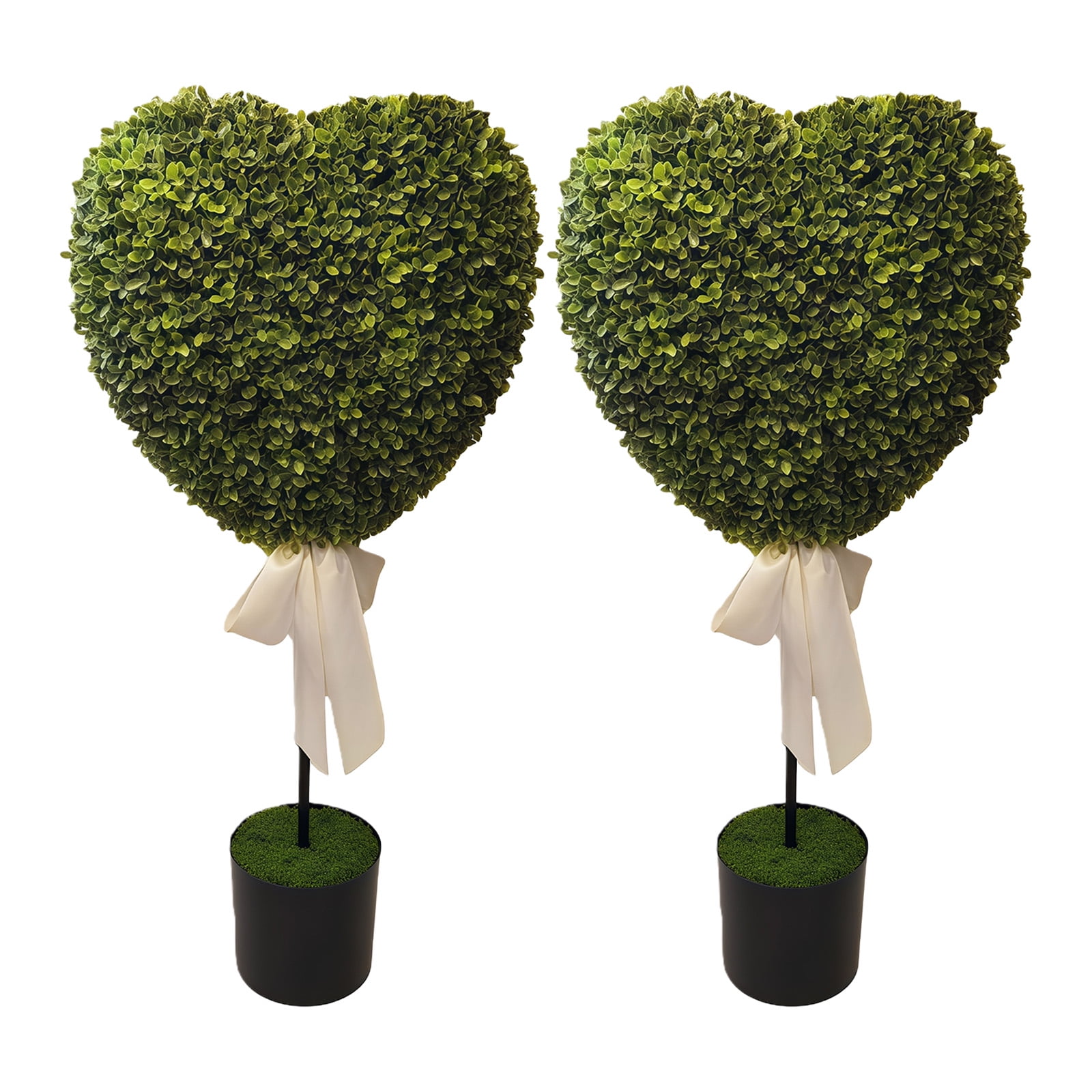 Heart Trimming Outdoor, 2 Sets Lover's Day Heart Shaped Trimming Trees ...
