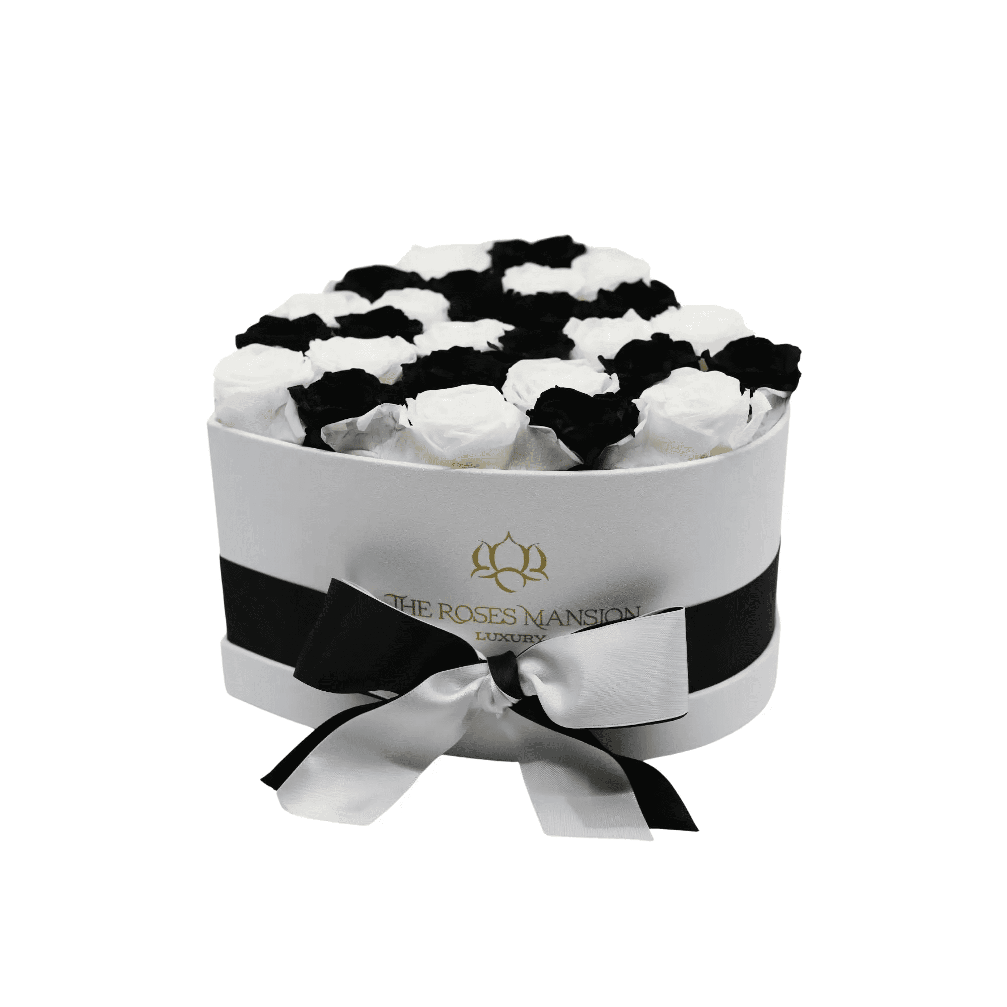 Heart White Box | Black & White Roses - Walmart.com