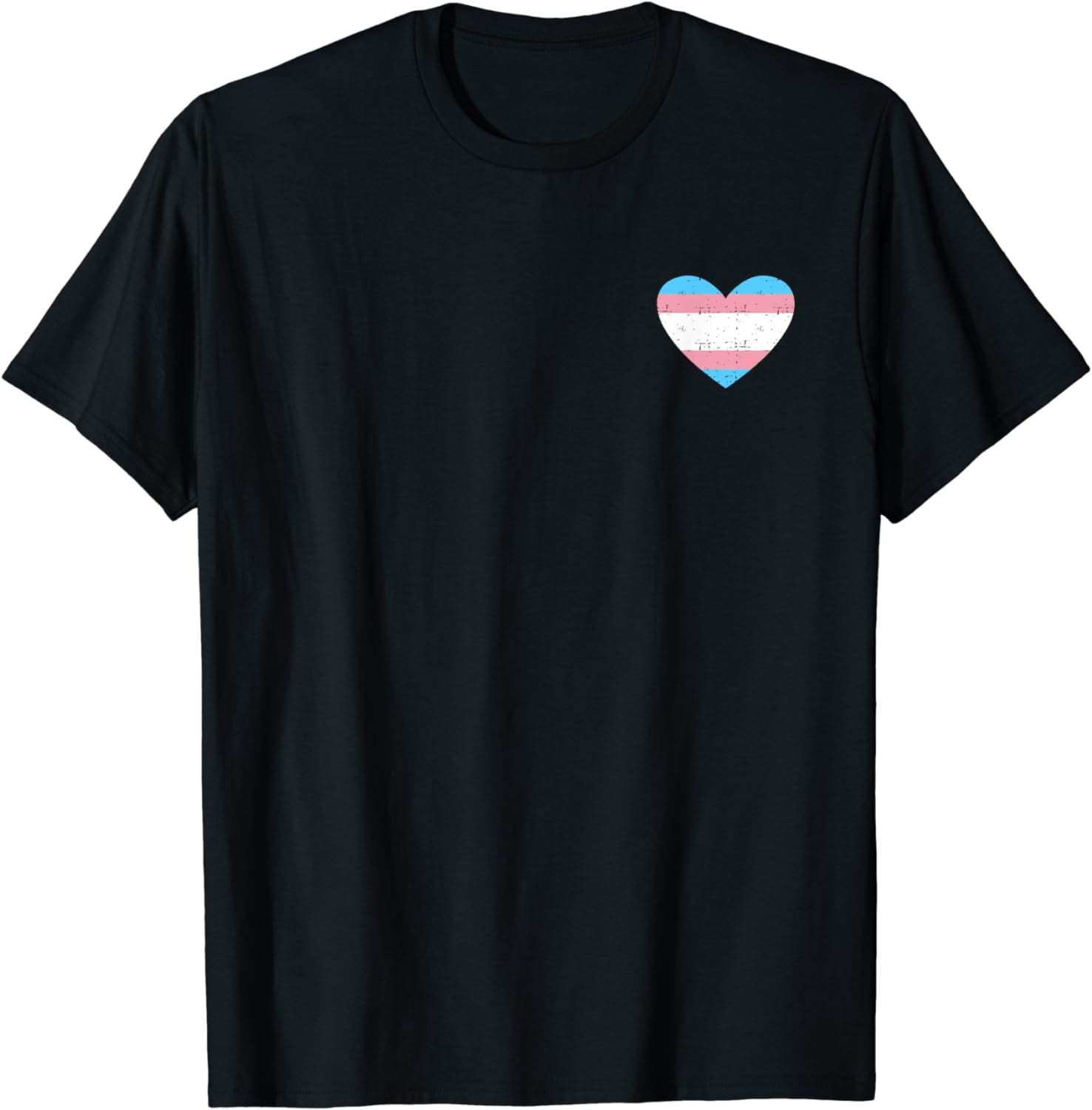 Heart With Transgender Flag For Trans Pride Month T-Shirt - Walmart.com