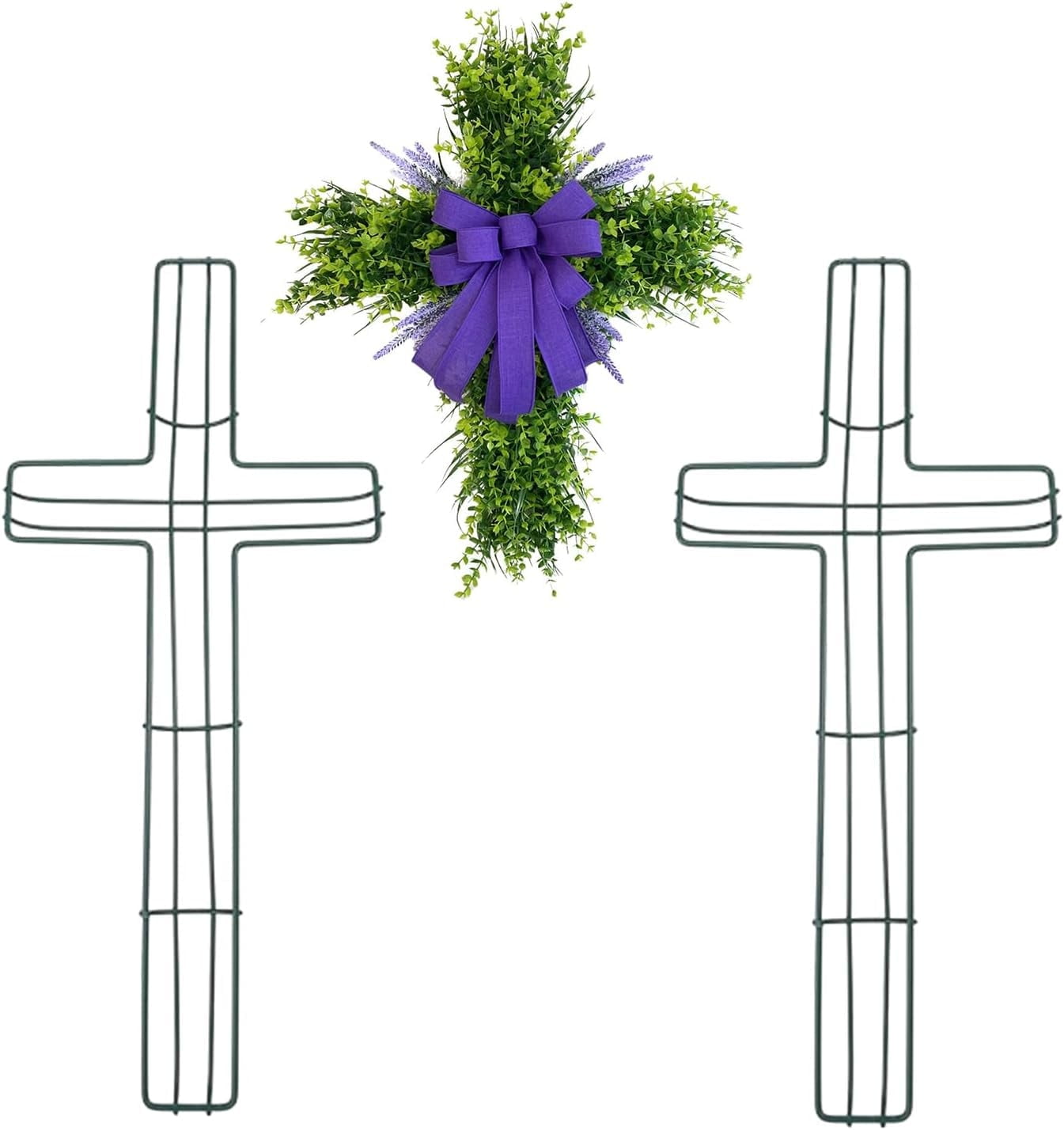 Bunny Wreath Form, 4 PCS 14 Inch Heart Shaped Wreath Forms, Bee Carrot ...