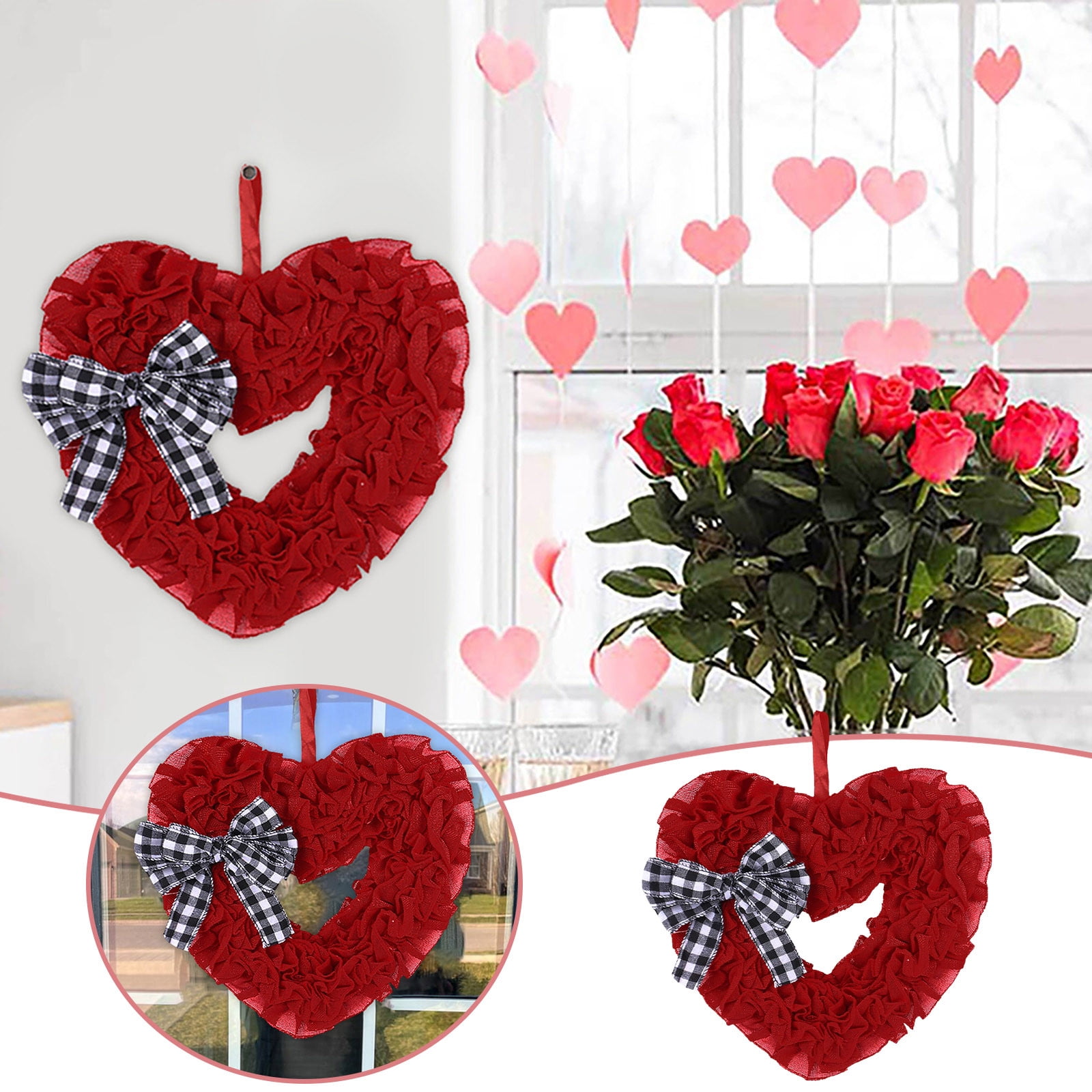 Heart Wreaths for Front Door outside Christmas And Wreaths 10 Wire ...