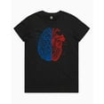 Heart and Brain T-Shirt Australia Online colour_black - Walmart.com