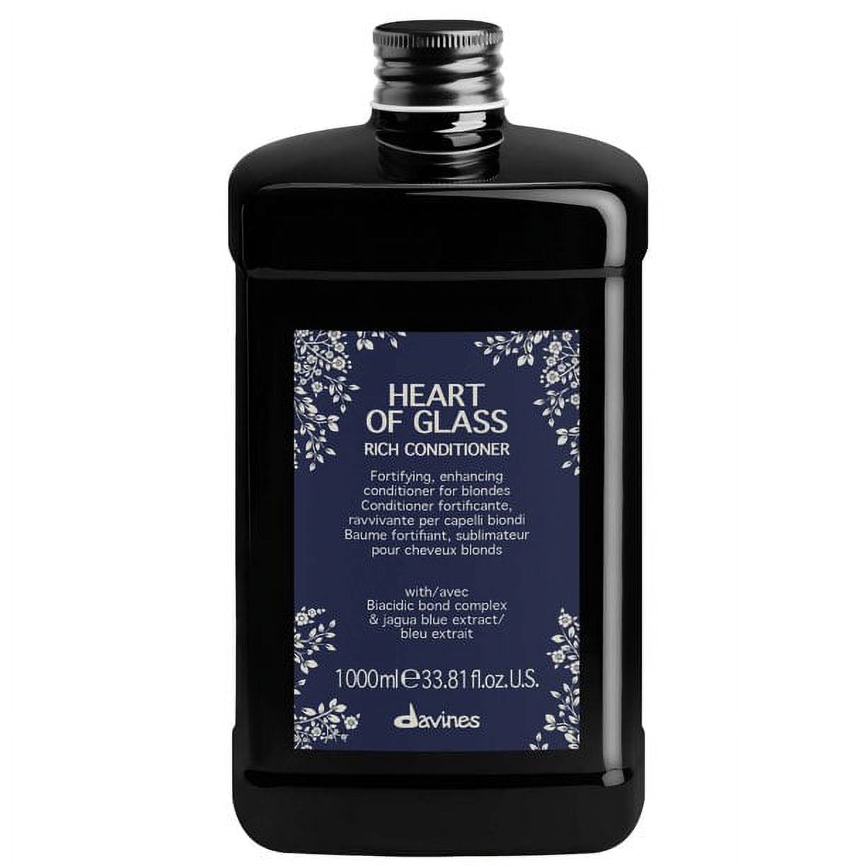 DAVINES Heart of Glass Rich Conditioner 1000ml - Nourishment for Blonde ...