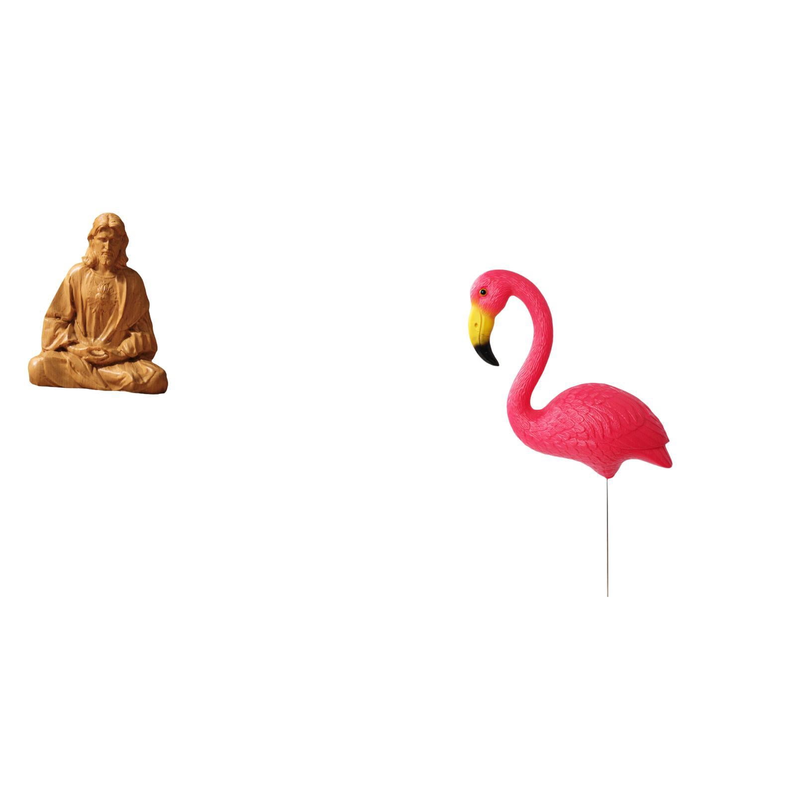 Heart of Jesus Statue Flamingo Garden Stake Catholic Figurine Resin ...